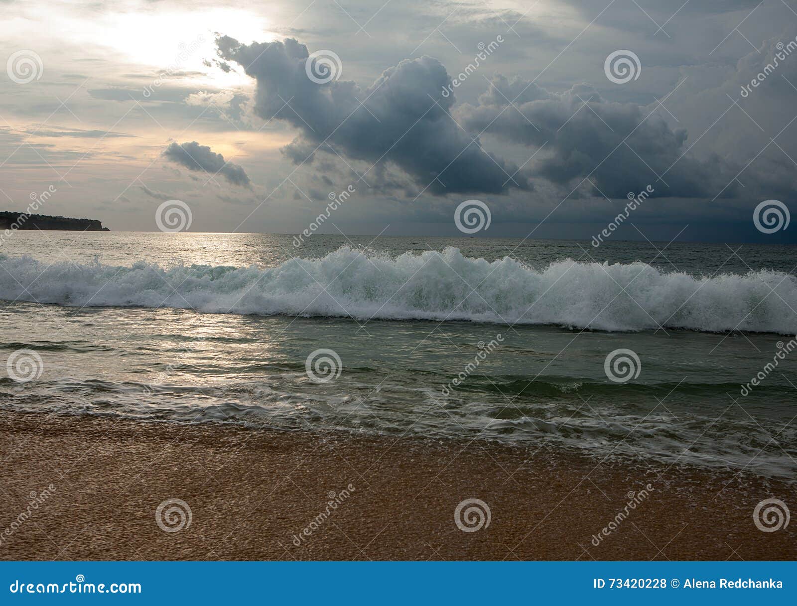 Beach in sunset time stock photo. Image of holiday, outdoor - 73420228