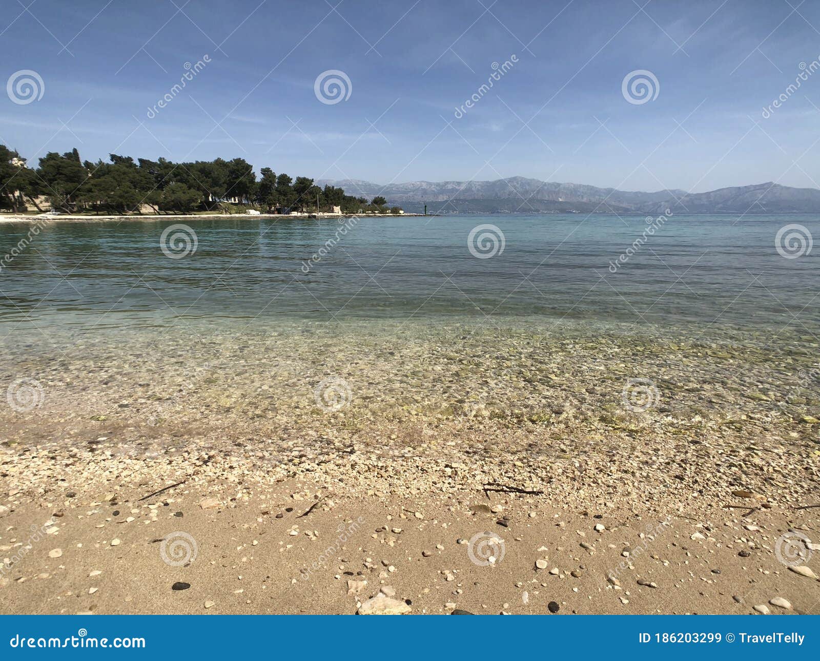 Beach on Supetar in Croatia Stock Image - Image of europe, holiday ...