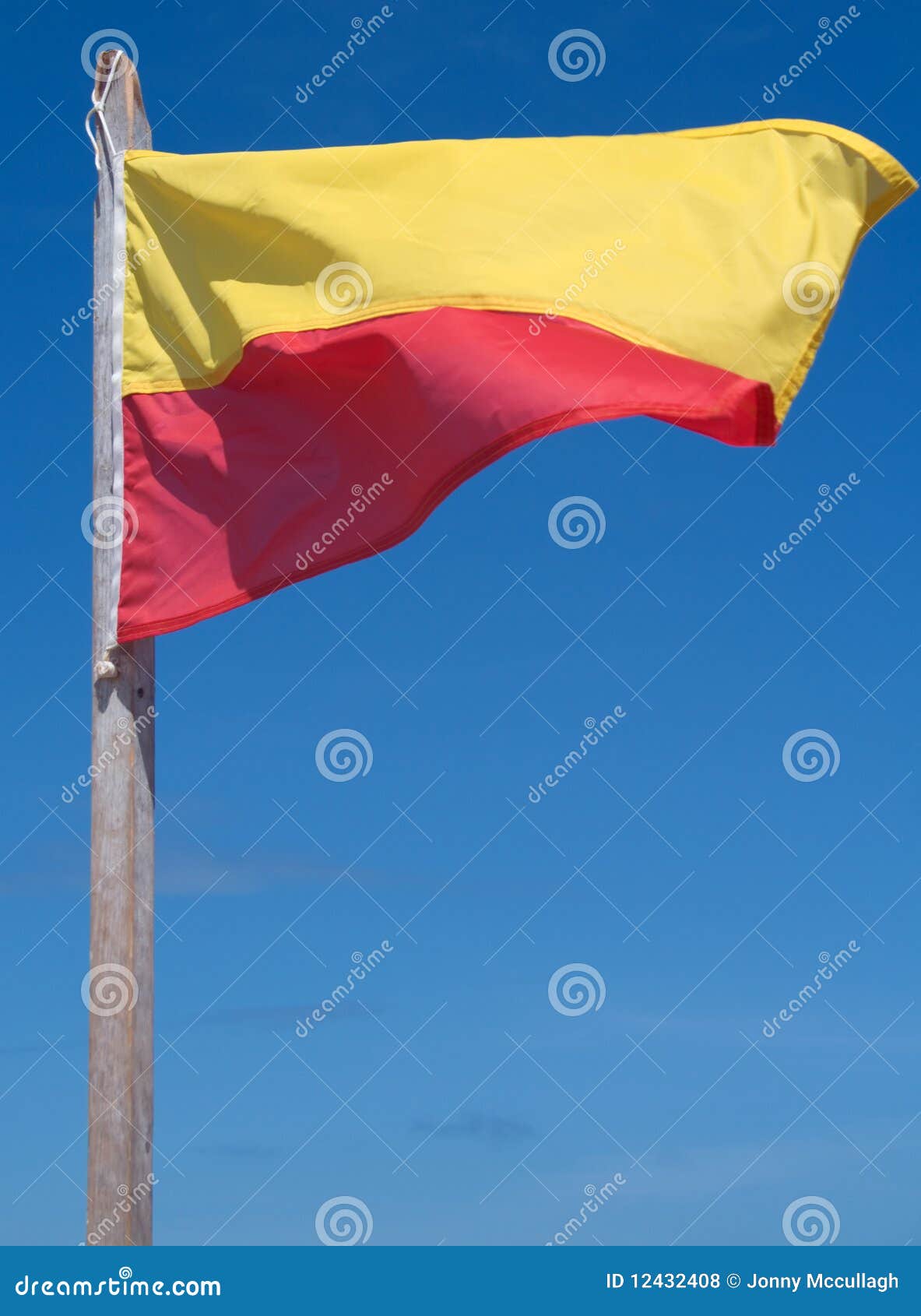 Beach Swimming Flag stock photo. Image of coastal, flag - 12432408