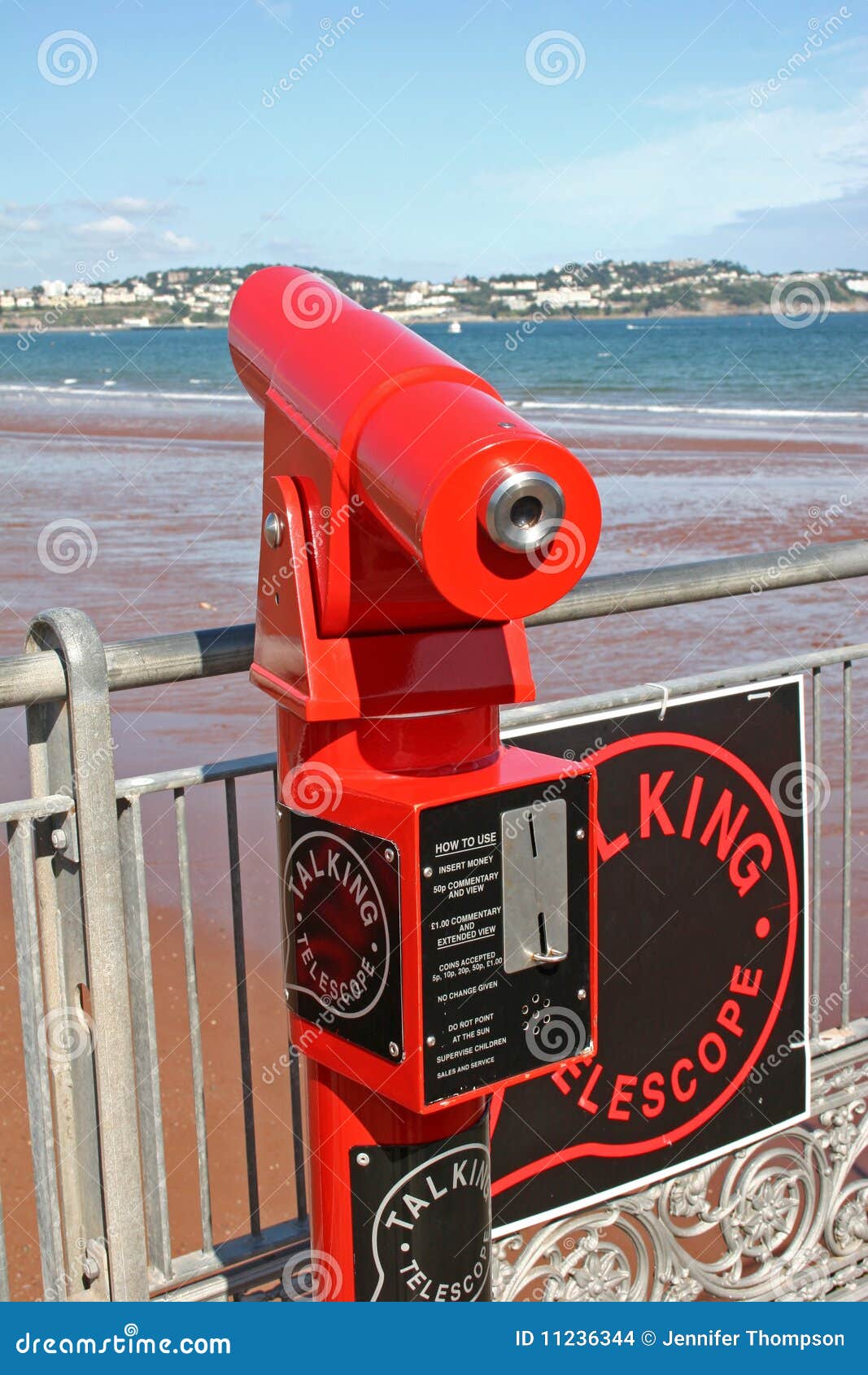 Beach telescope stock photo. Image of seascape, telescope - 11236344