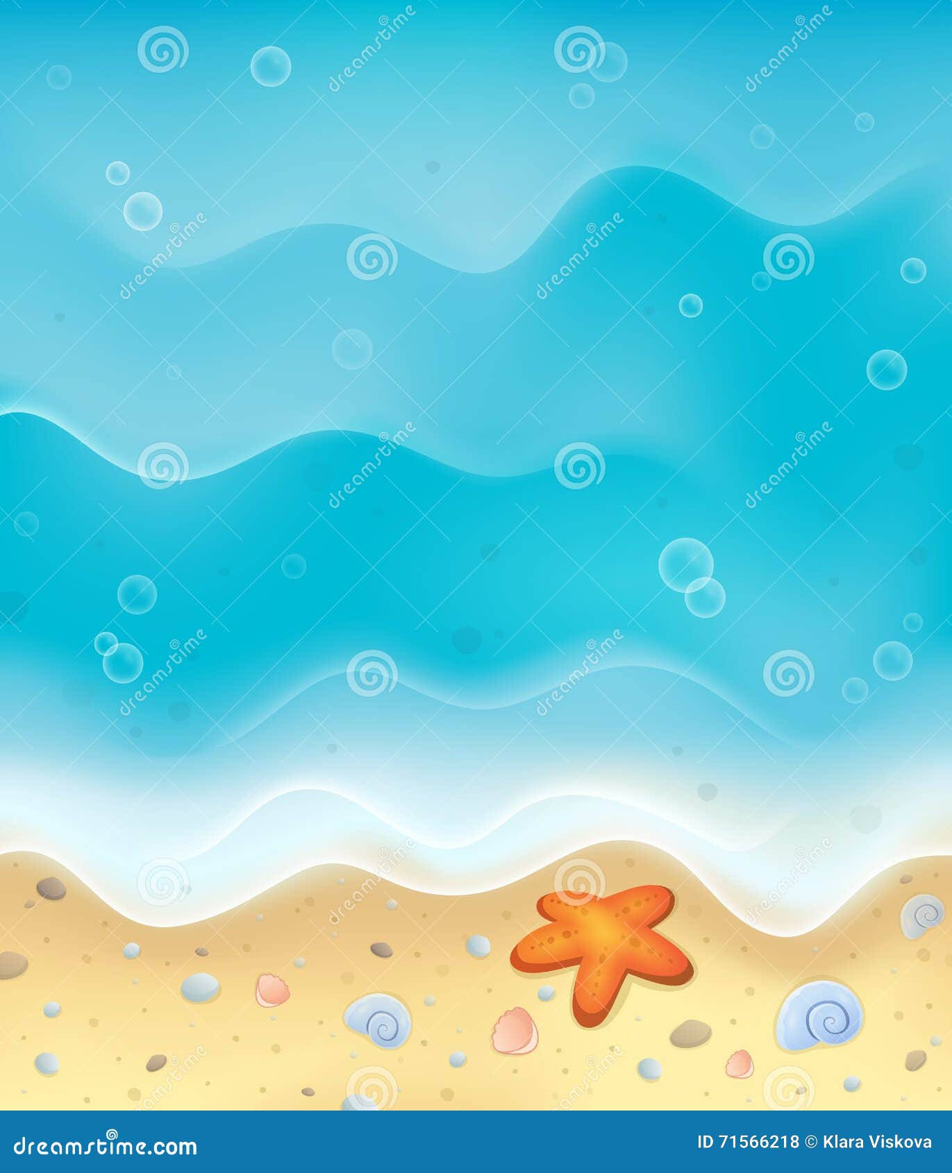 Beach theme image 6 stock vector. Illustration of water - 71566218