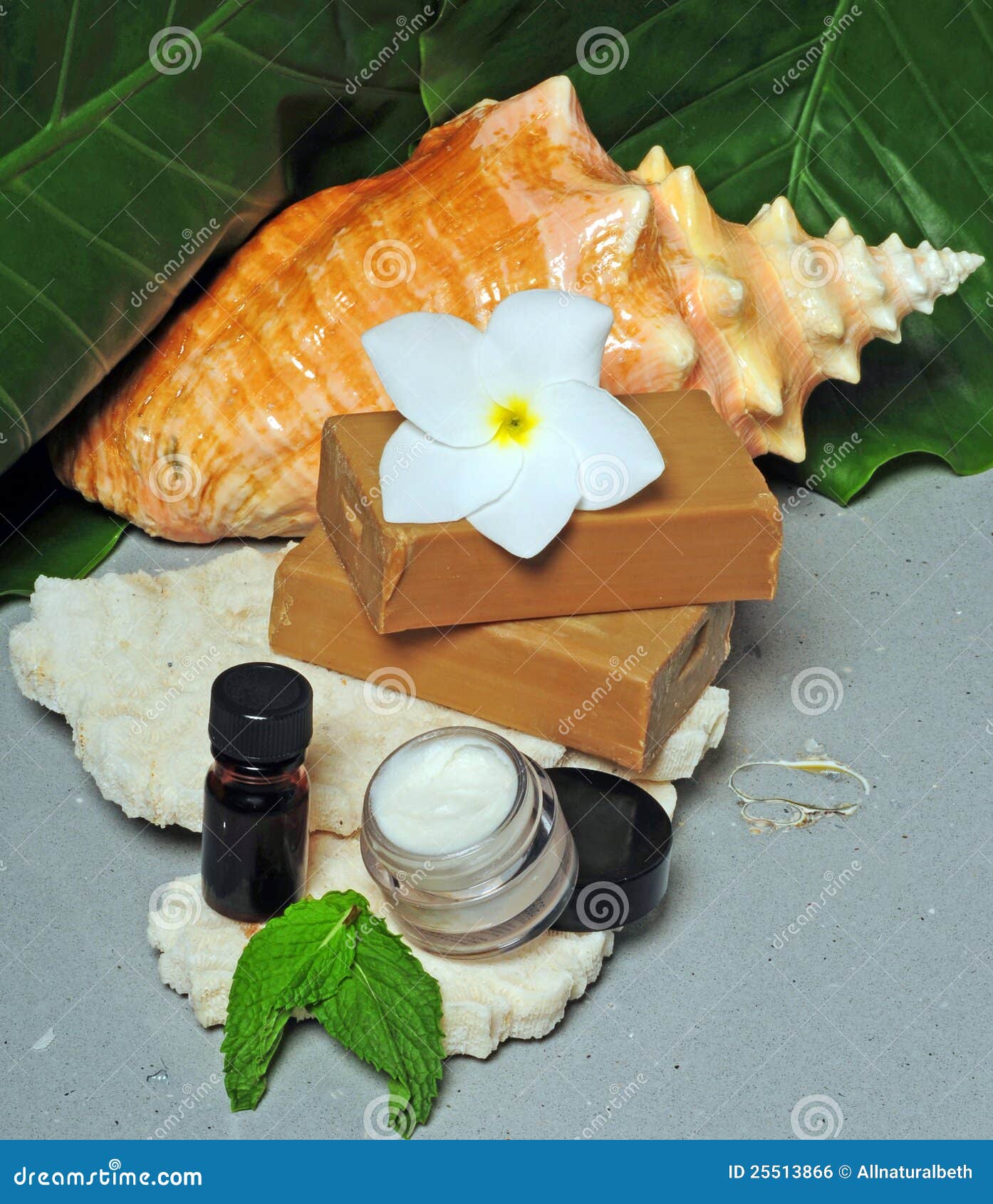 Beach Themed Day Spa Products Stock Photo - Image of aromatherapy ...