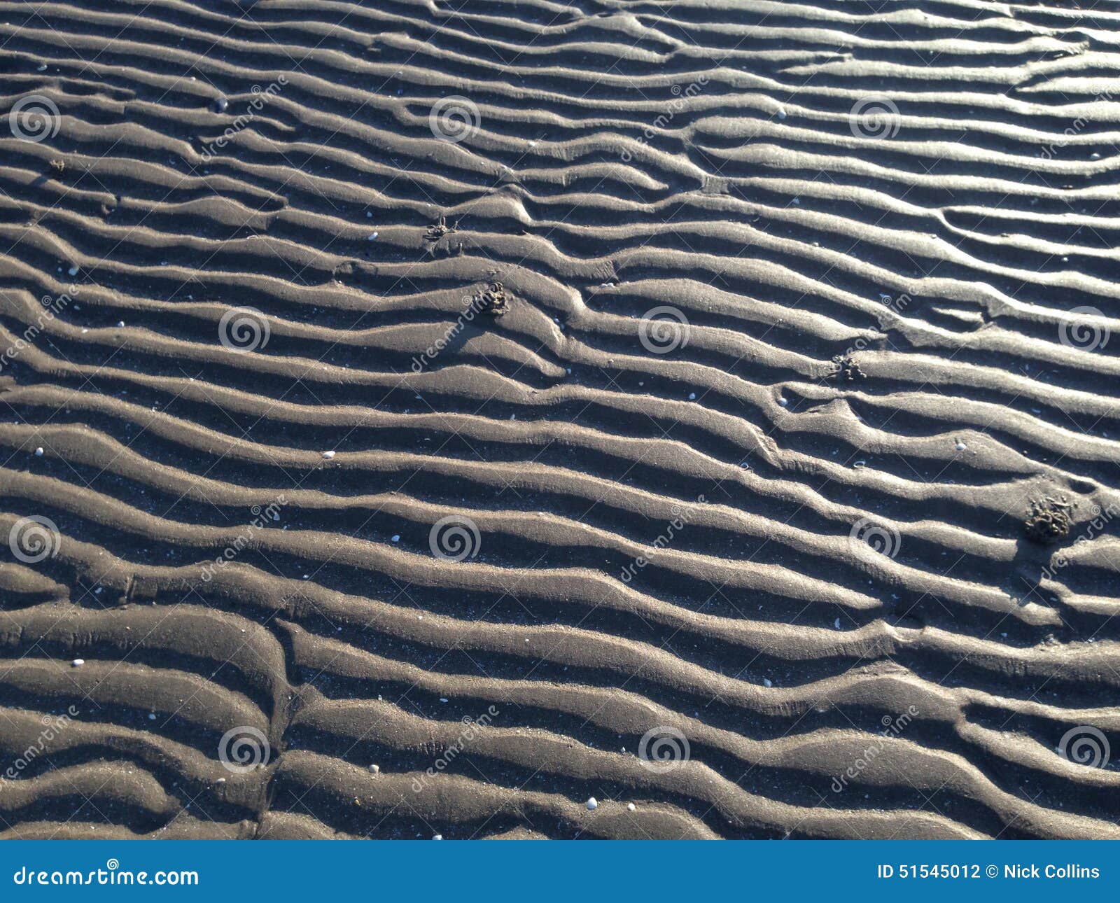 Beach when Tide Has Gone Out. Stock Photo - Image of ripples, gone ...