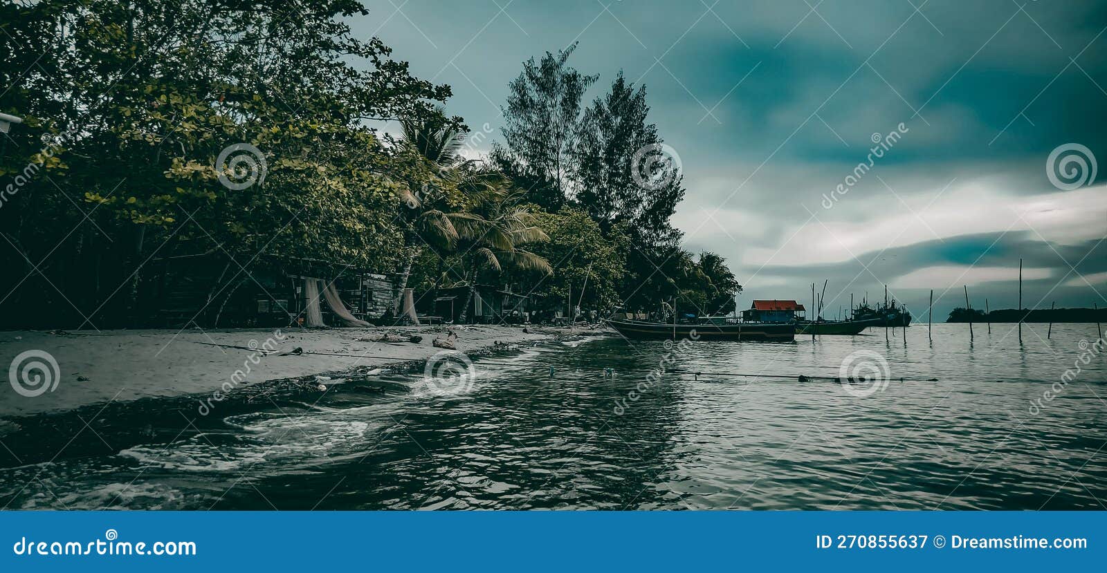 The only beach in timika stock image. Image of shore - 270855637