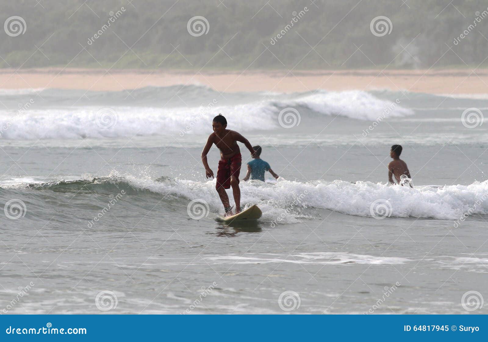 Beach editorial image. Image of east, java, tide, holiday - 64817945