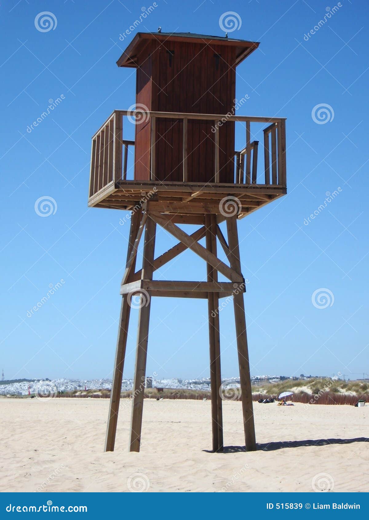 Beach Tower stock image. Image of beach, baywatch, sand - 515839