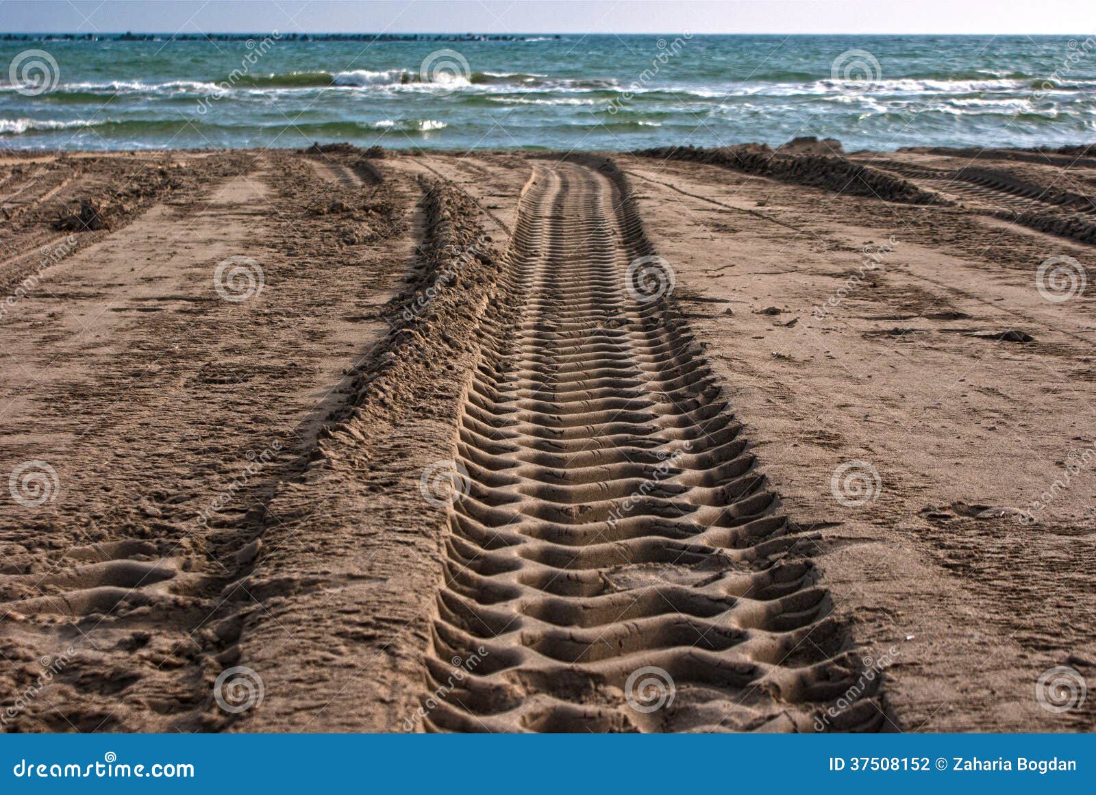 Beach tracks stock photo. Image of travel, outdoors, track - 37508152