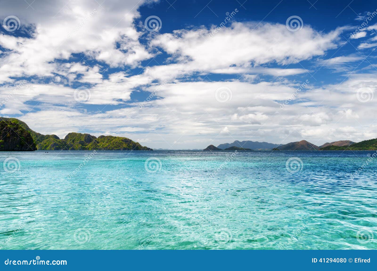Tropical Seashore. Palawan Province, Philippines Stock Photo - Image of ...