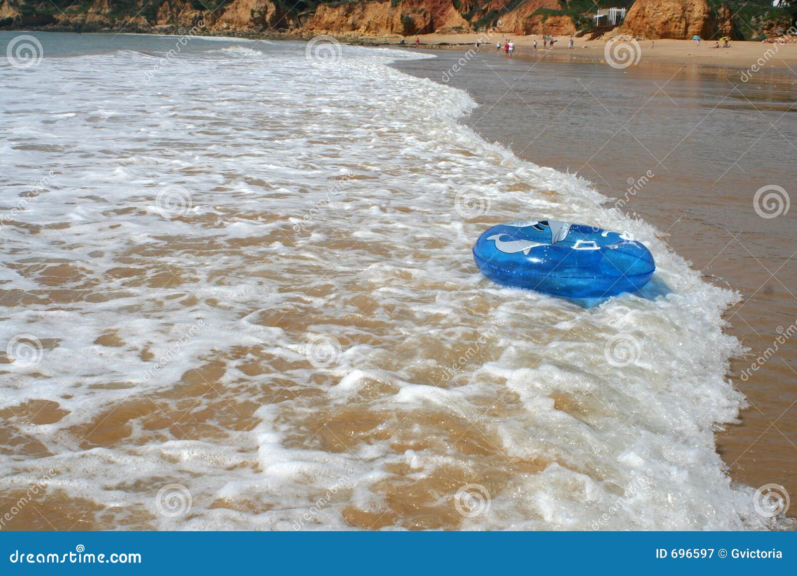Beach tube stock image. Image of float, foamy, shore, summertime - 696597