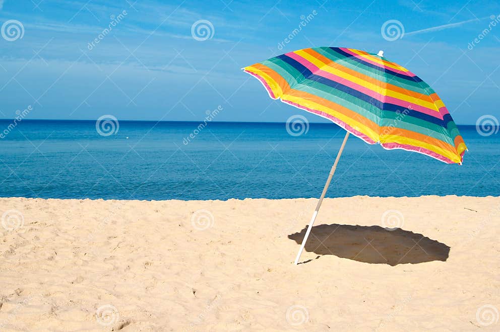Beach Umbrella stock photo. Image of tourism, relax, ocean - 16483202