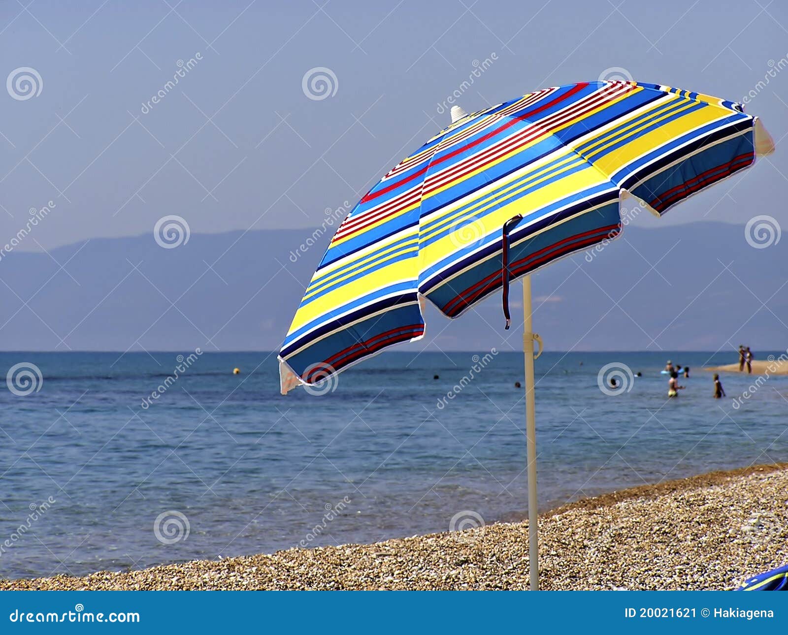 Beach Umbrella stock image. Image of destinations, female - 20021621