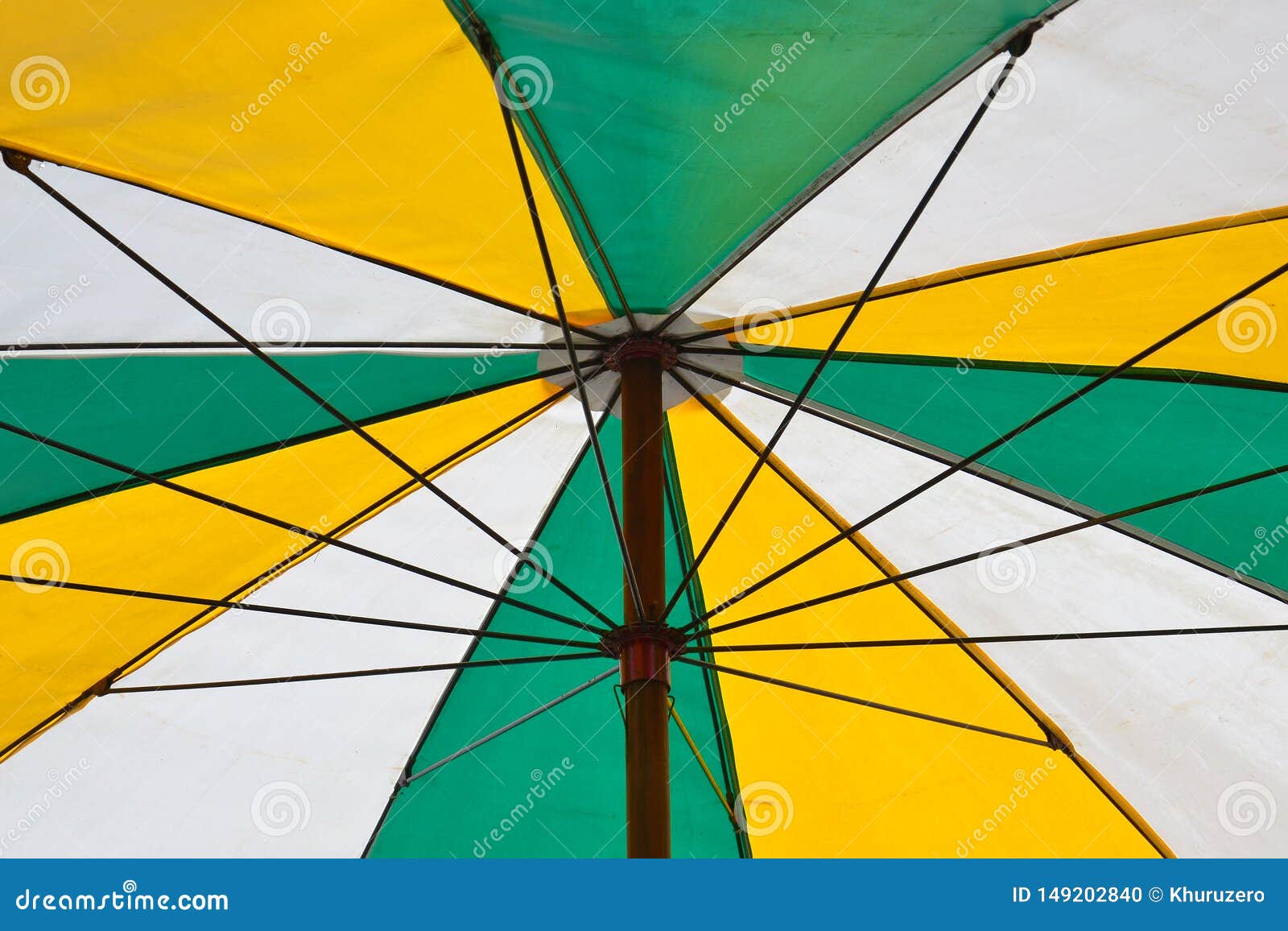 Beach umbrella stock photo. Image of texture, protection - 149202840