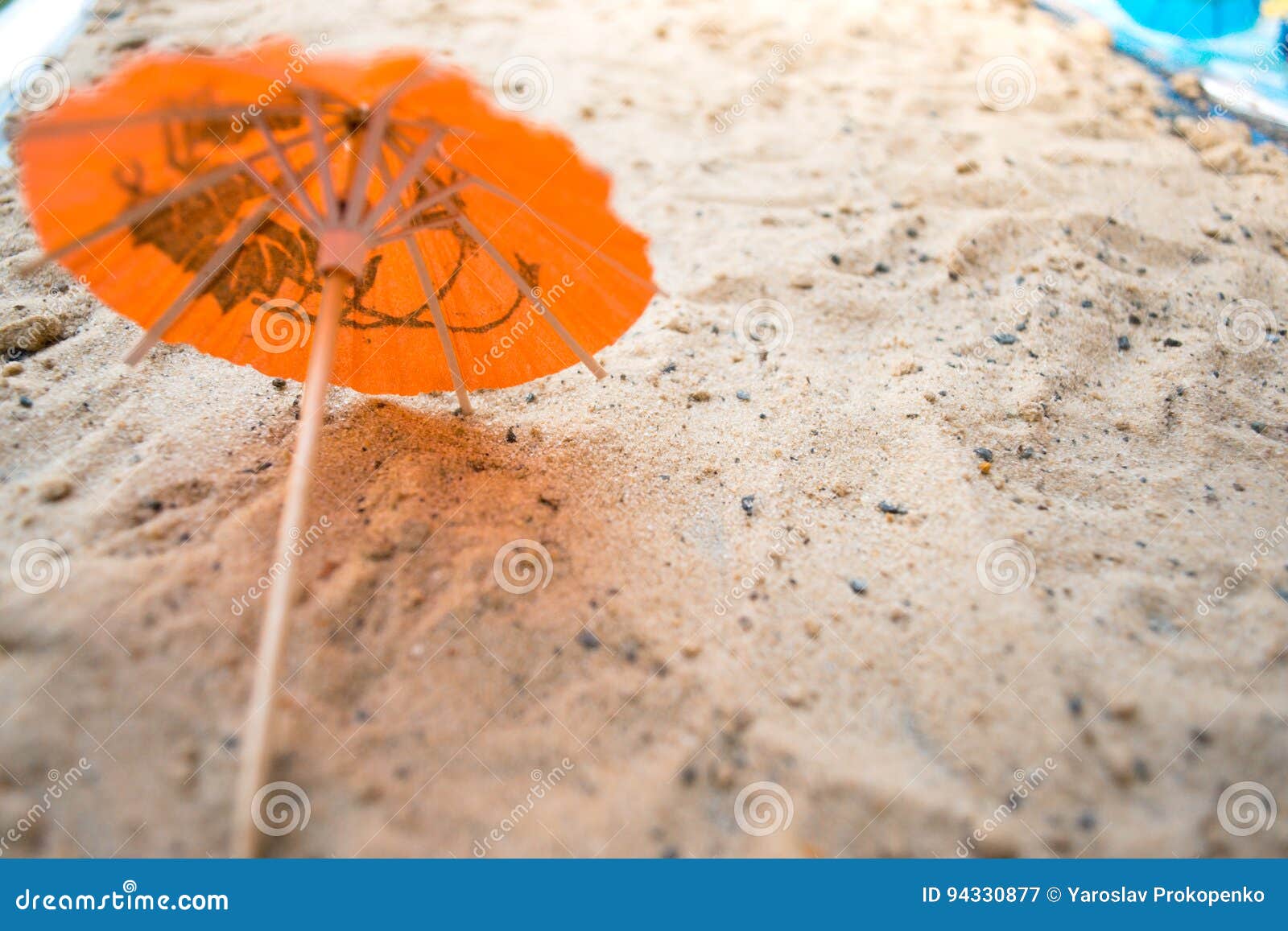 Beach Umbrellas on the Sand Concept Vacation Stock Image - Image of ...