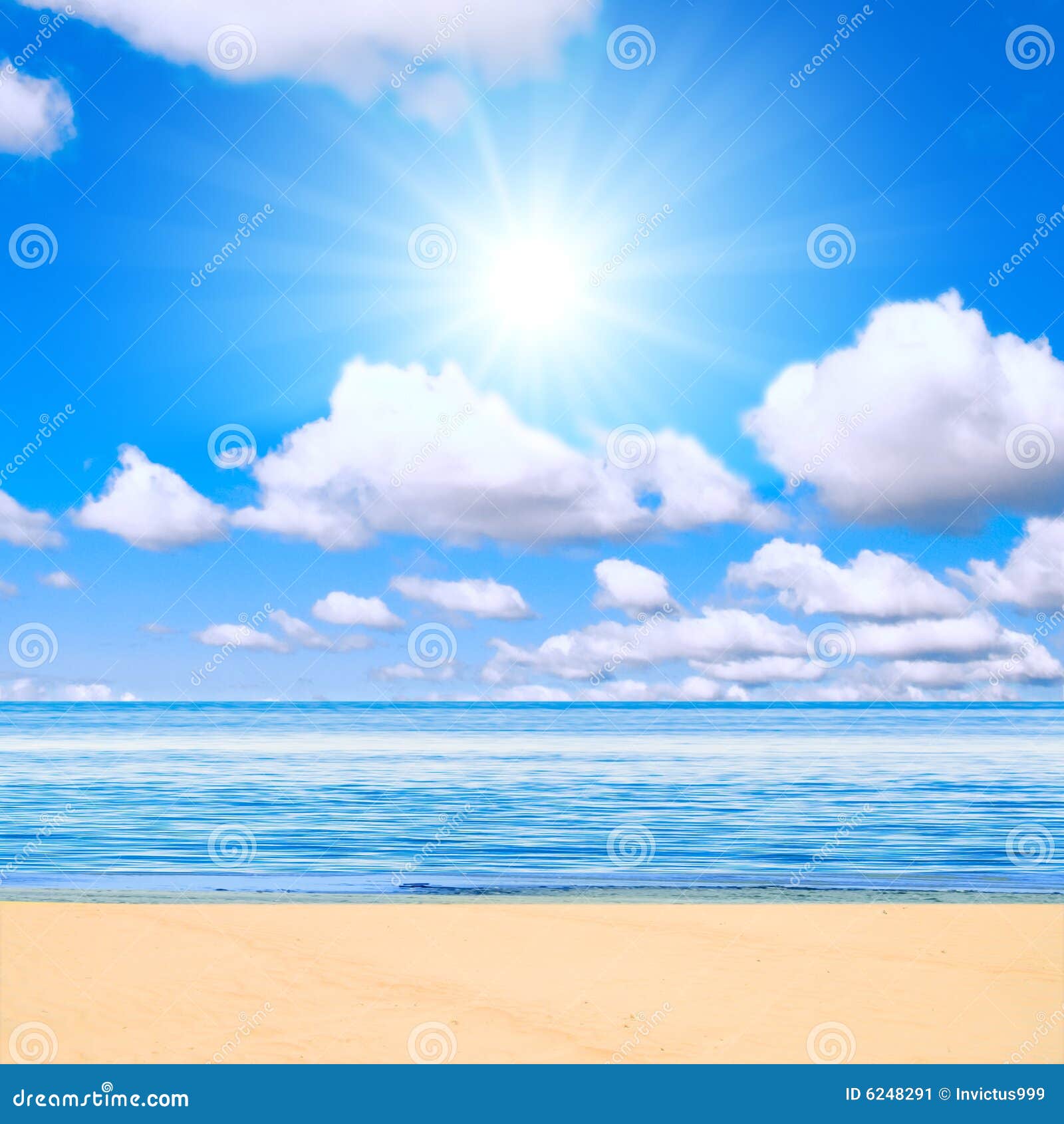 Beach under sun stock image. Image of romantic, beauty - 6248291