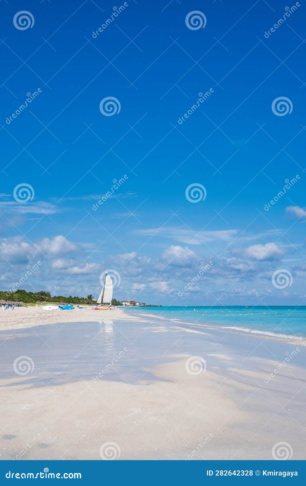 The Beach of Varadero in Cuba on a Summer Day Stock Photo - Image of ...