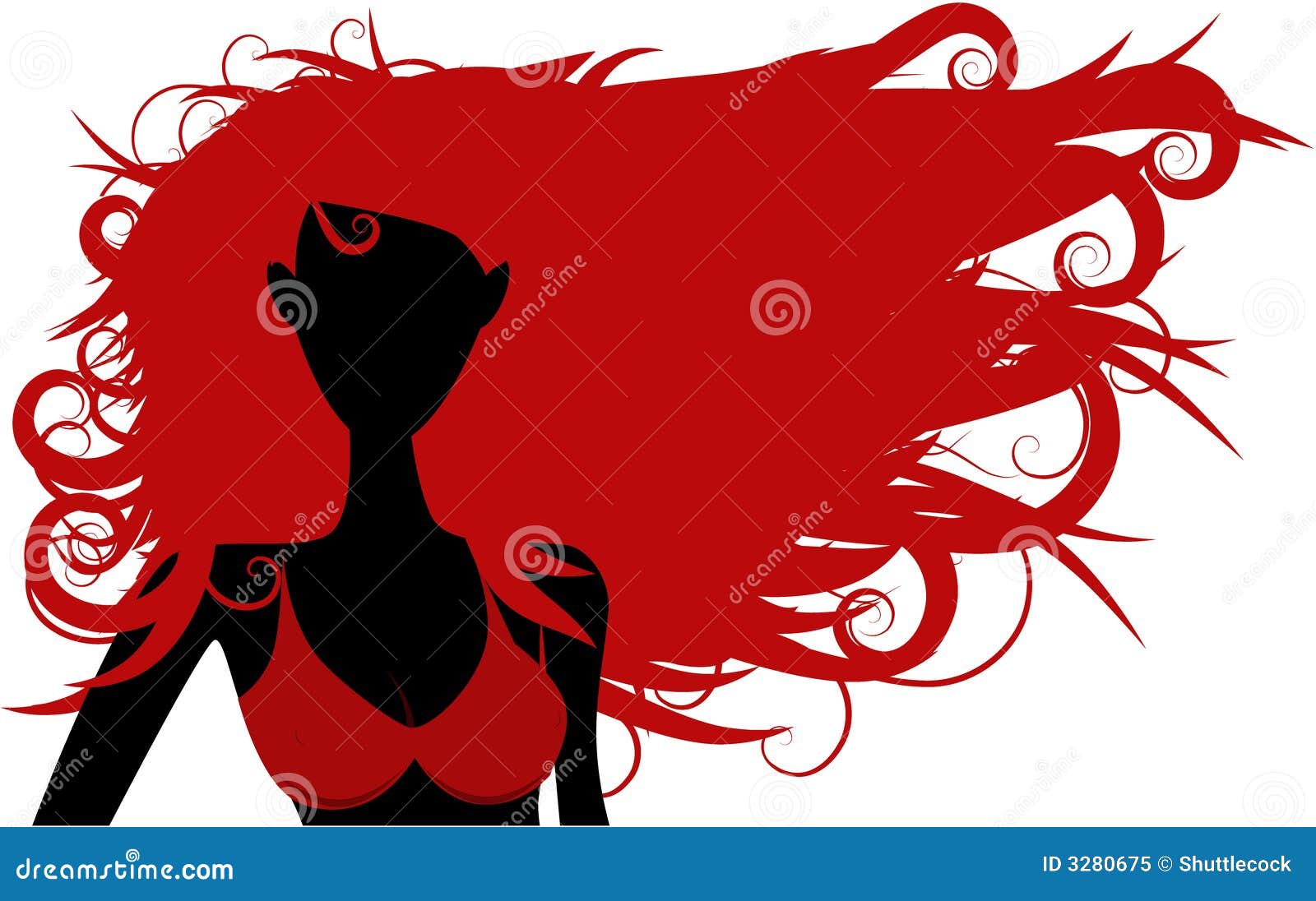 Beach Vector stock vector. Illustration of female, shape - 3280675