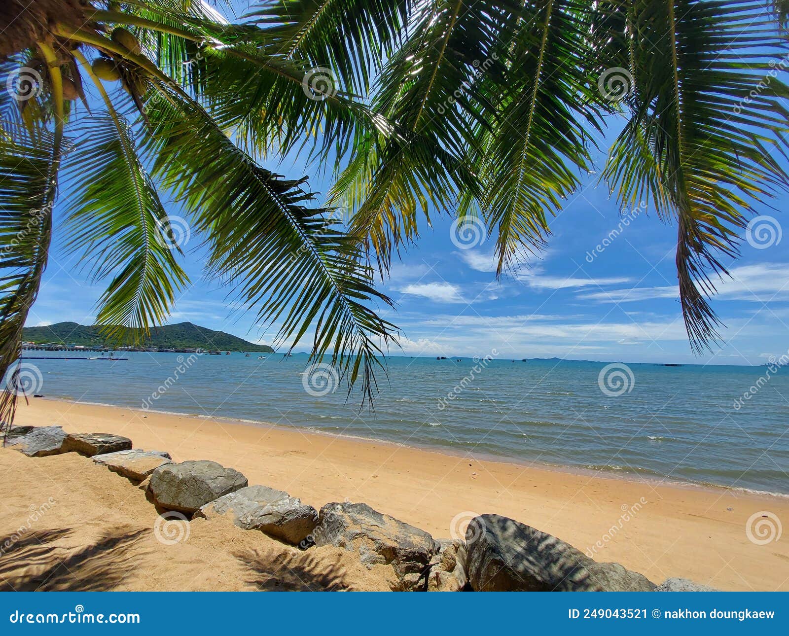 Beach View, Cool Breeze, Fresh Air Stock Image - Image of caribbean ...