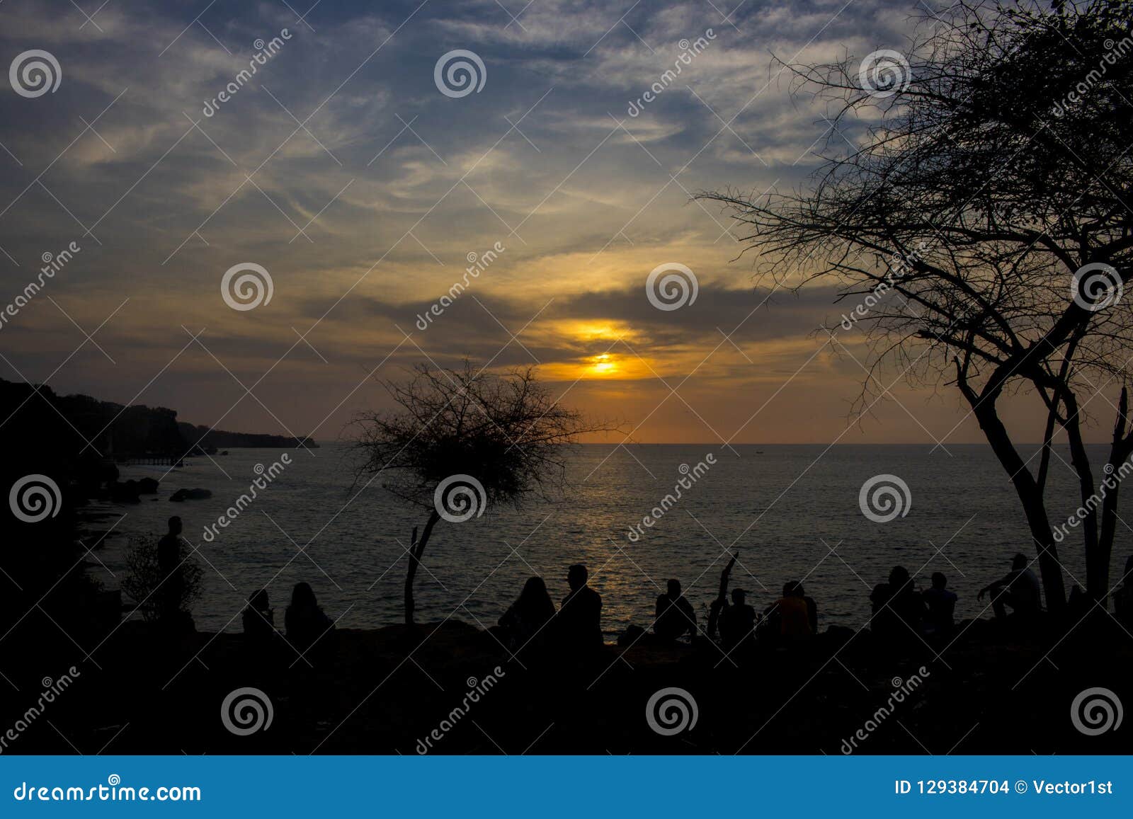 Beach View Summer Holiday Sunset Stock Photo - Image of ocean, bali ...