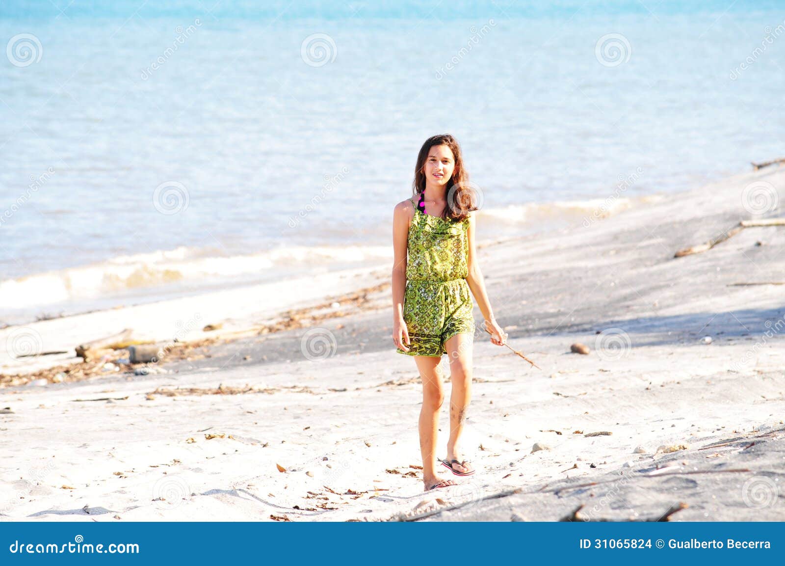 Beach Walker stock photo. Image of lifestyle, teenager - 31065824