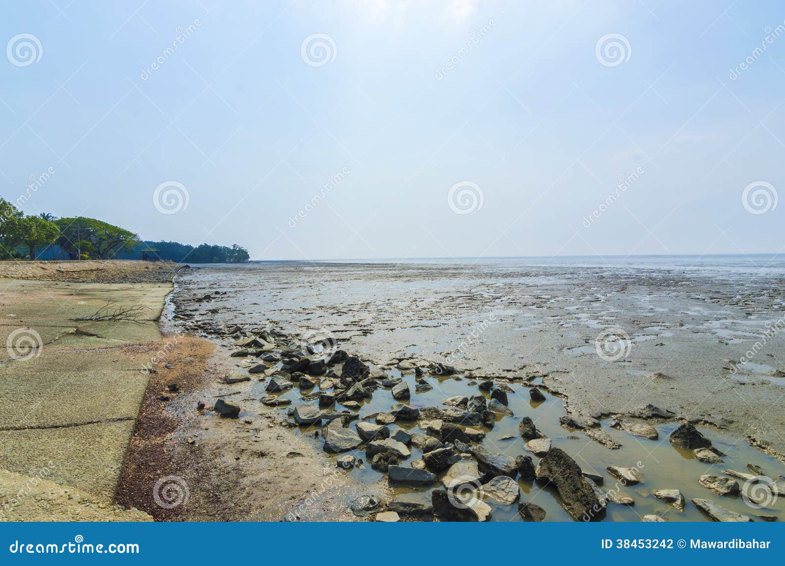 Beach wall stone stock photo. Image of seascape, season - 38453242