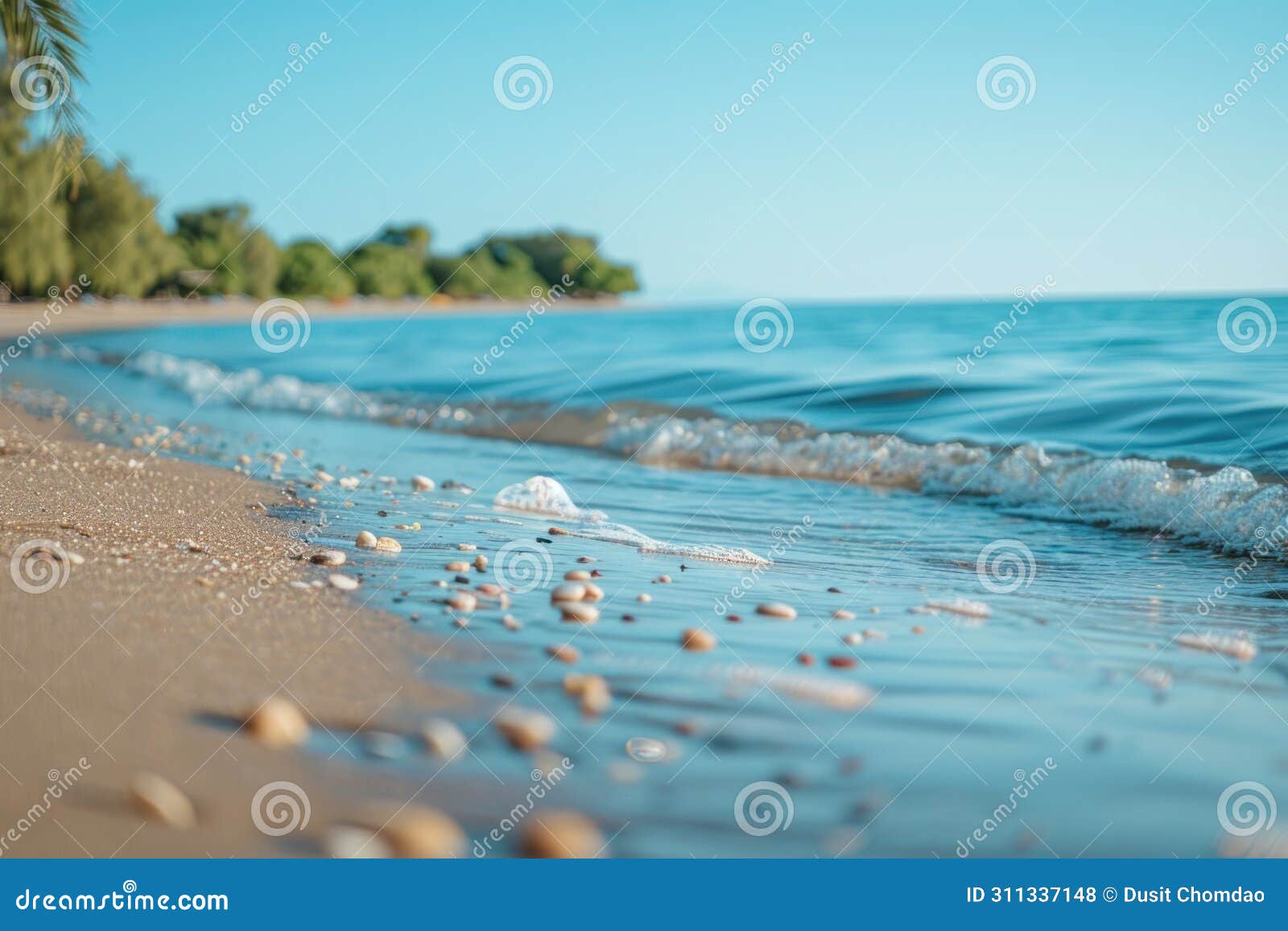Beach Wallpaper Background, Focus Point To Foreground and Midground ...