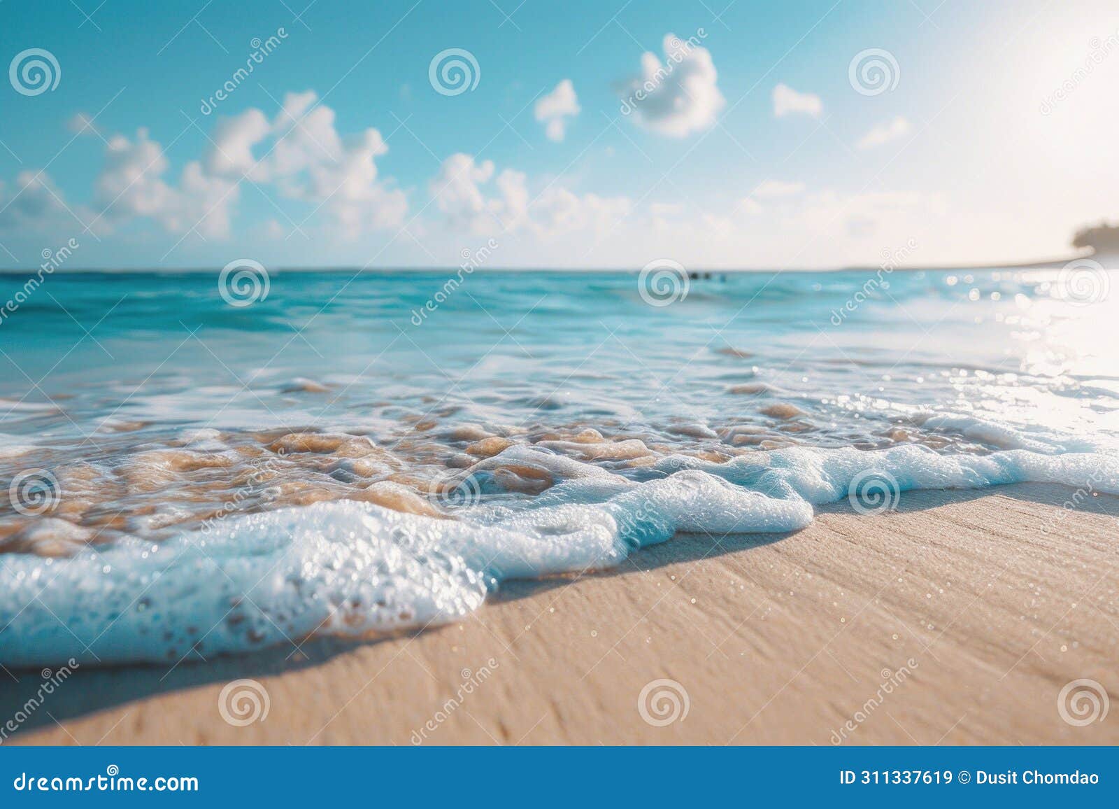 Beach Wallpaper Background, Focus Point To Foreground and Midground ...