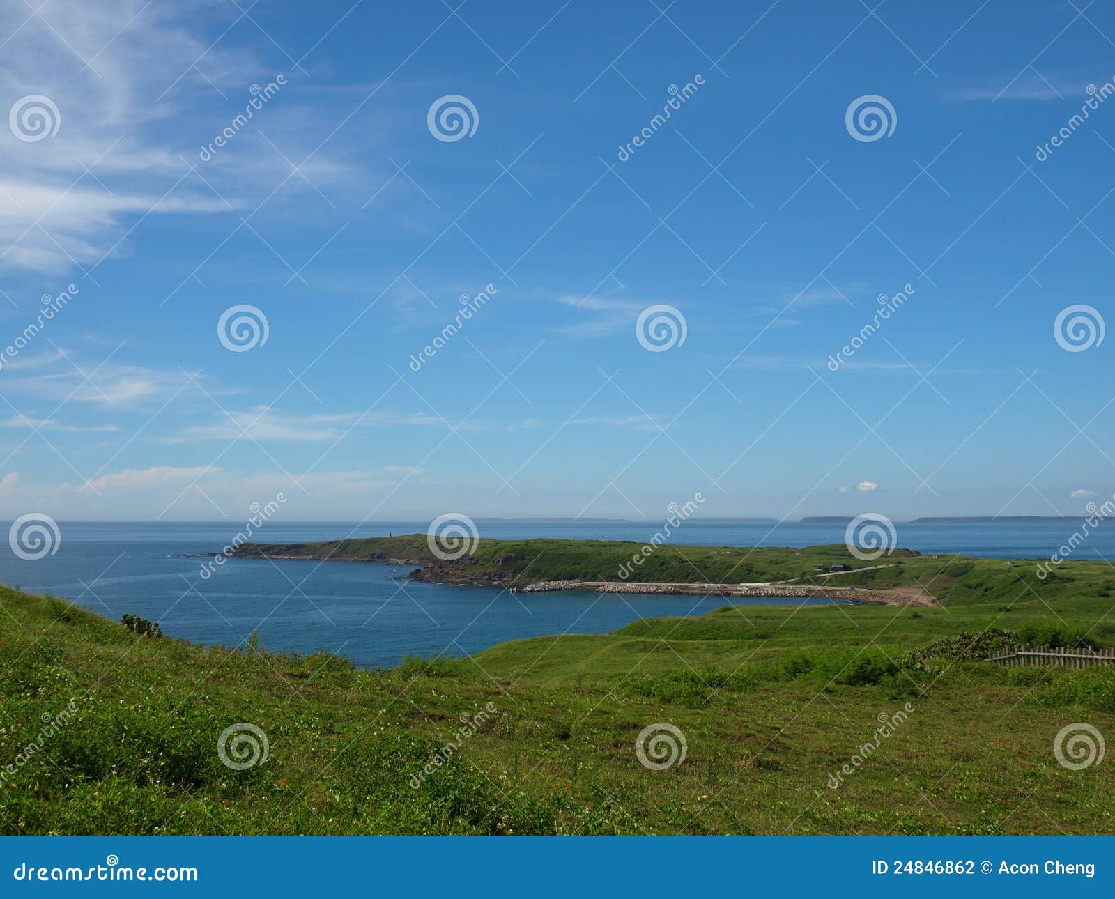 Beach of Wang-an in Peng Hu, Taiwan Stock Photo - Image of peng, cloud ...