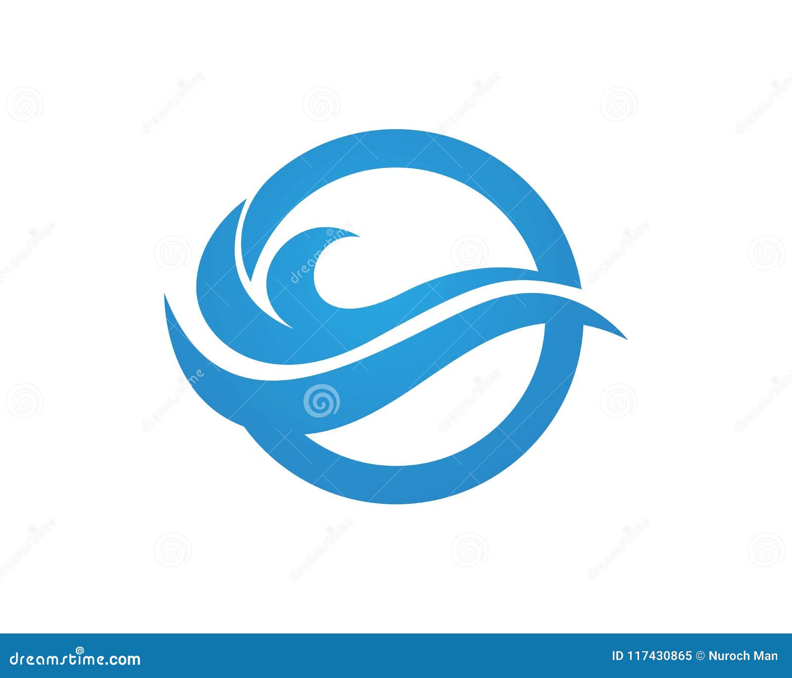 Beach Water Eave Logos Symbols Stock Vector - Illustration of modern ...