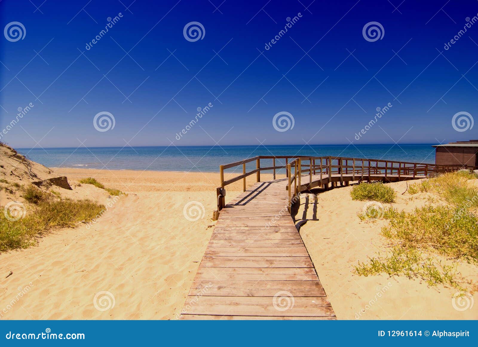 Beach way stock photo. Image of recreation, wood, shore - 12961614
