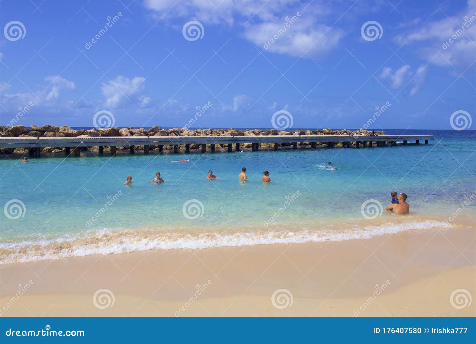 Waterfront in Willemstad of Curacao, Dutch Antilles Editorial Image ...