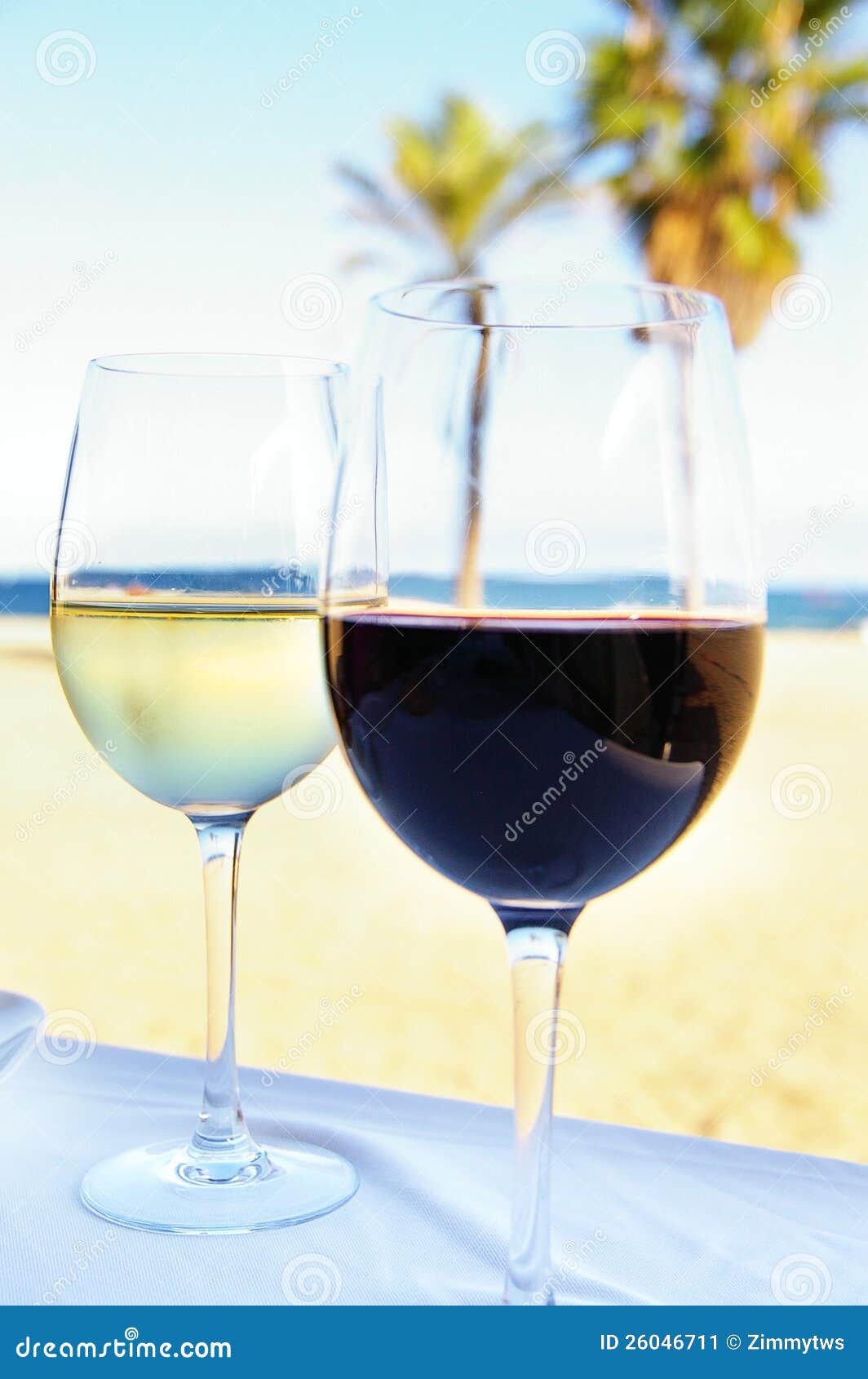 Beach wine stock image. Image of resort, white, tropical - 26046711