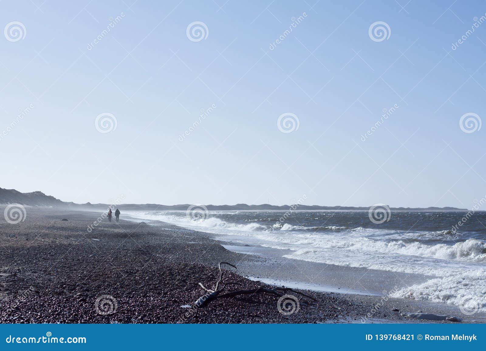 Beach in winter stock image. Image of snow, horizon - 139768421
