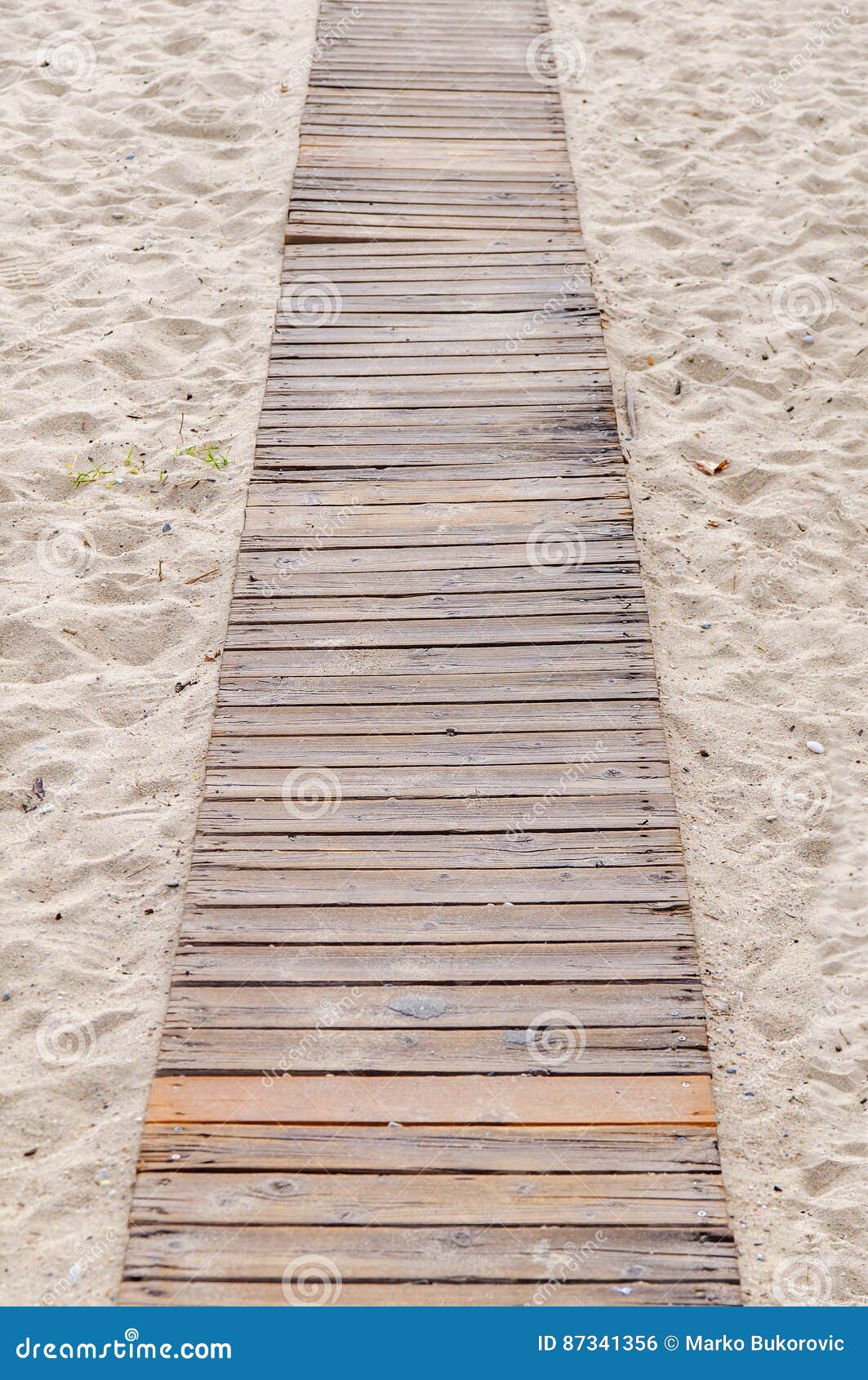 Beach Wooden Path Close Background Stock Photo - Image of nature ...