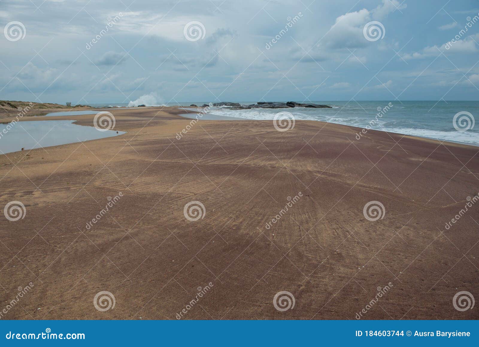 On the Beach in Yala National Park in Sri Lanka Stock Photo - Image of ...