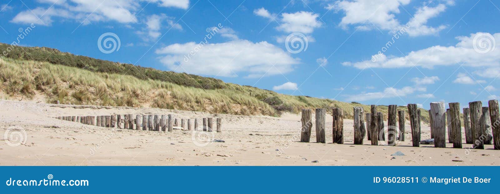 Beach, Zeeland stock image. Image of clouds, blue, beach - 96028511