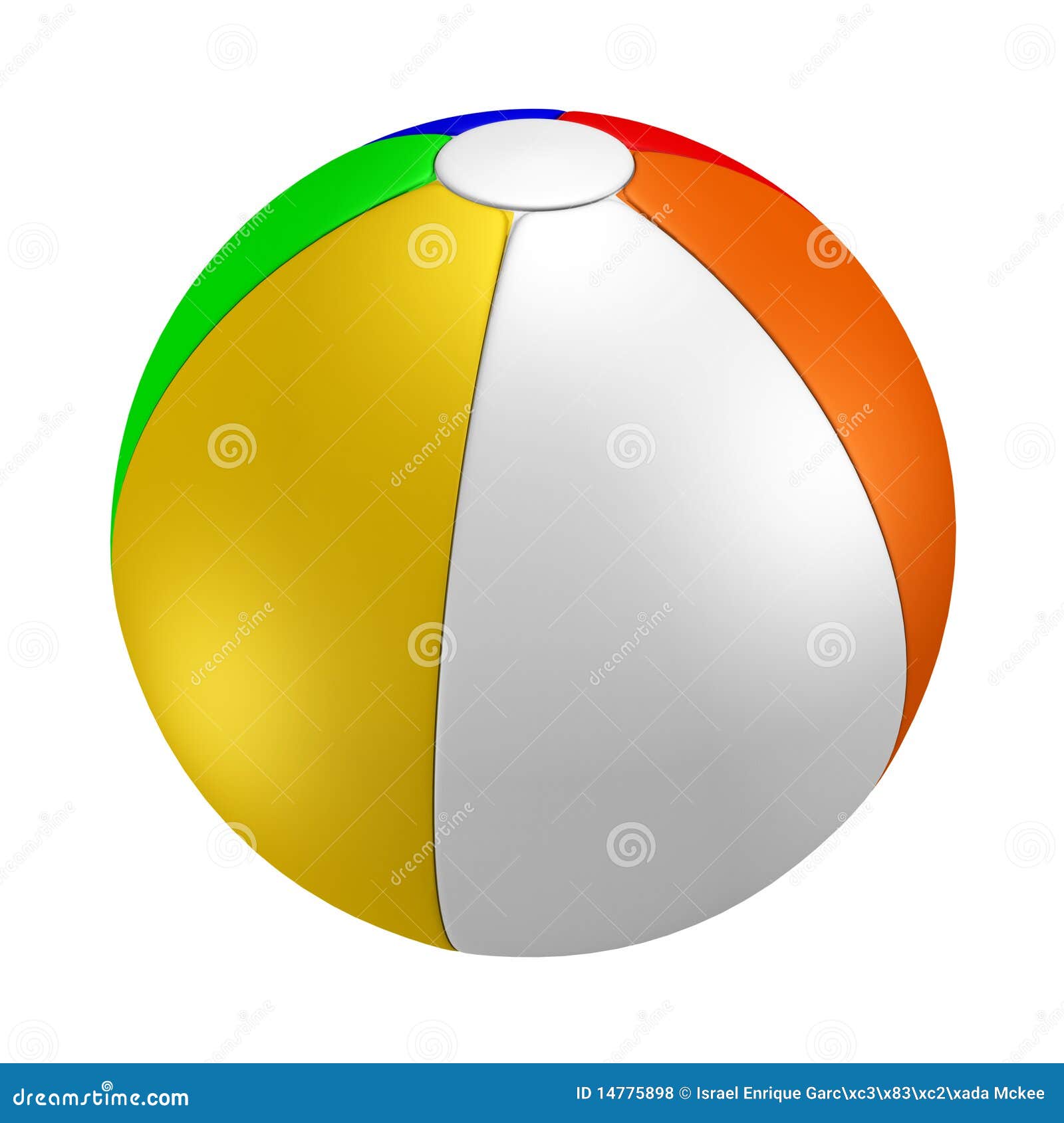 Beachball stock illustration. Illustration of sport, shape - 14775898