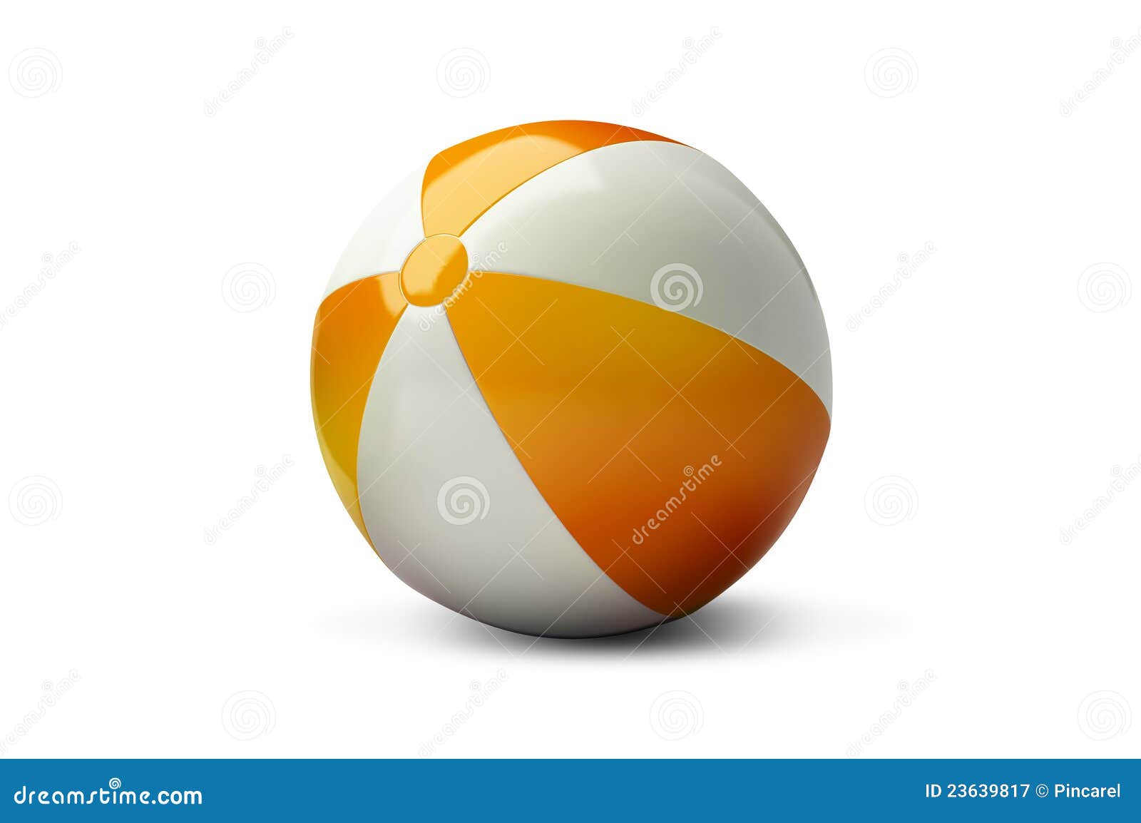 Beachball stock image. Image of summer, rubber, yellow - 23639817