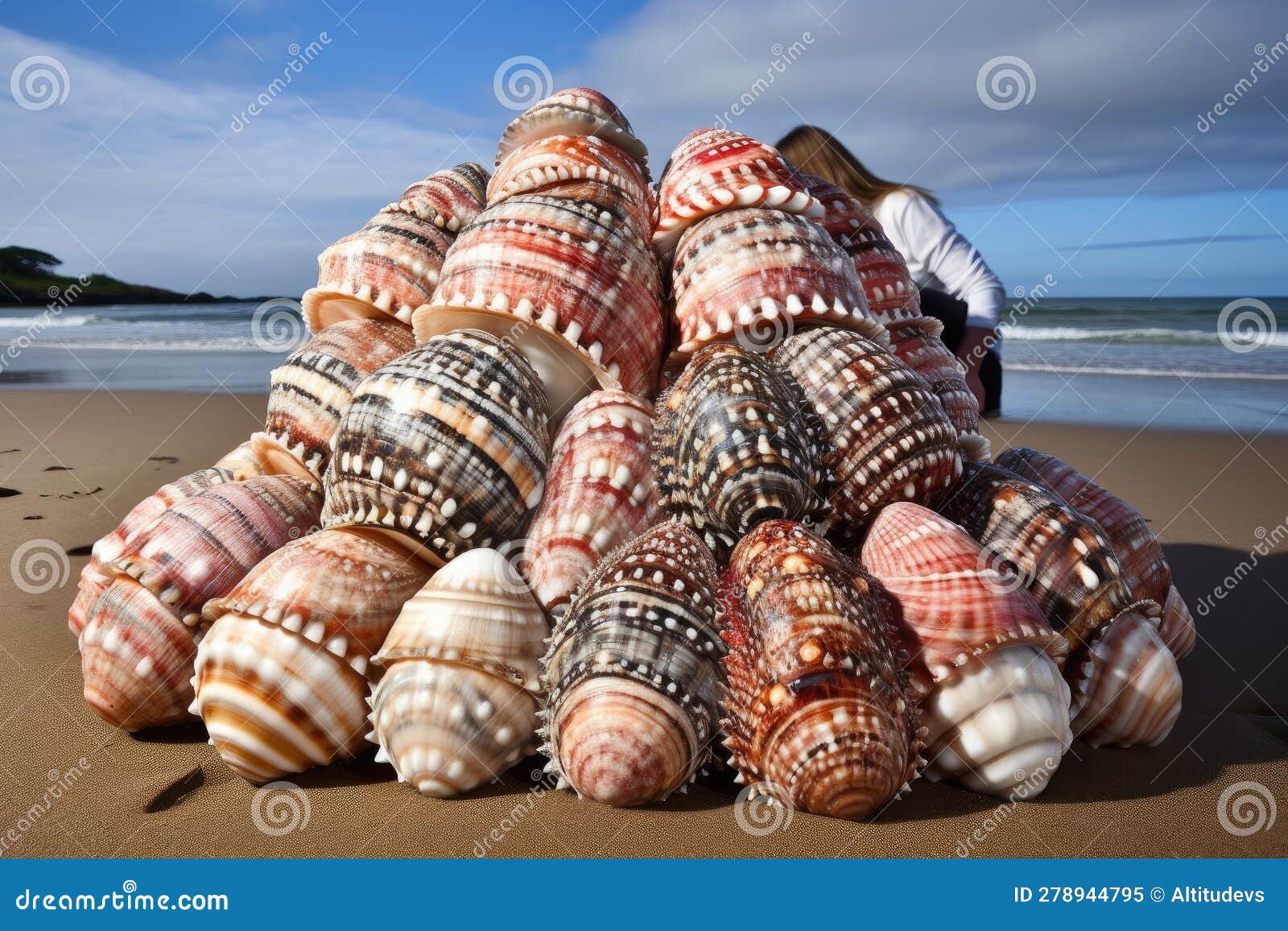 Beachcomber Discovers Stack of Beautifully Patterned Shells on the ...