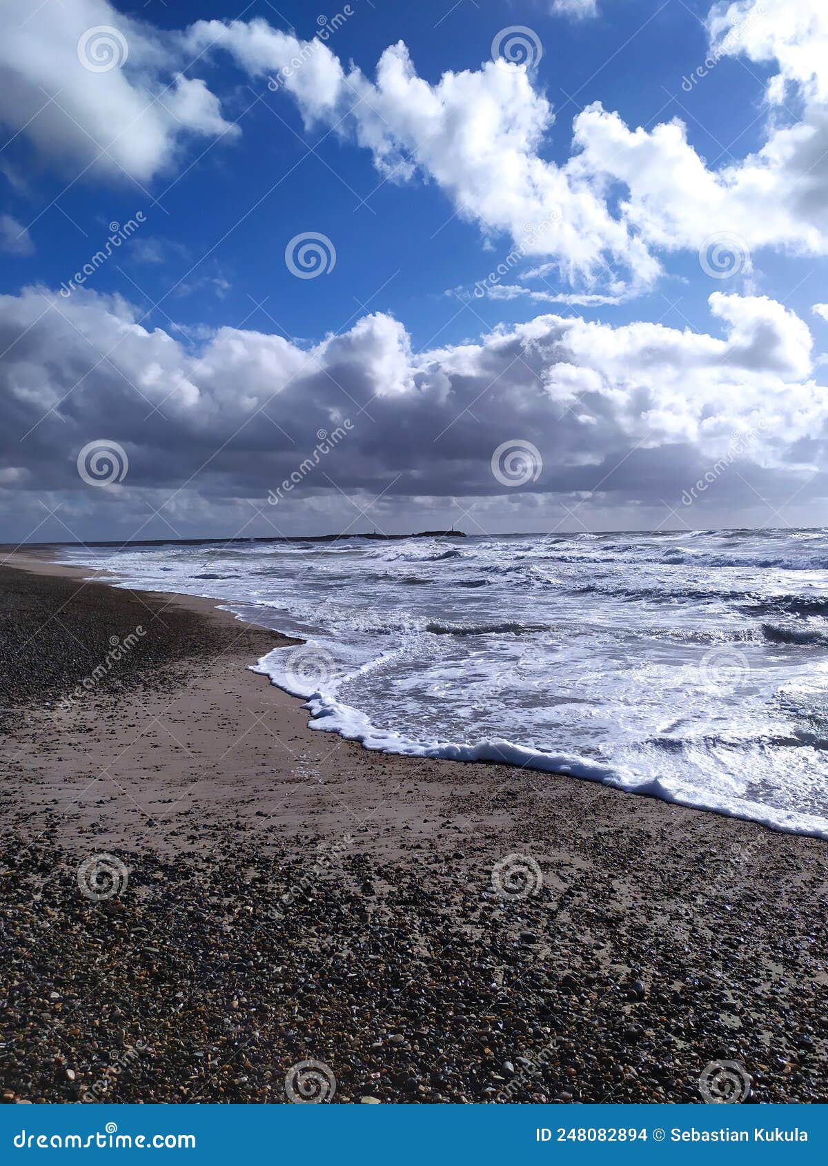 Beach day stock photo. Image of water, sunlight, wind - 248082894