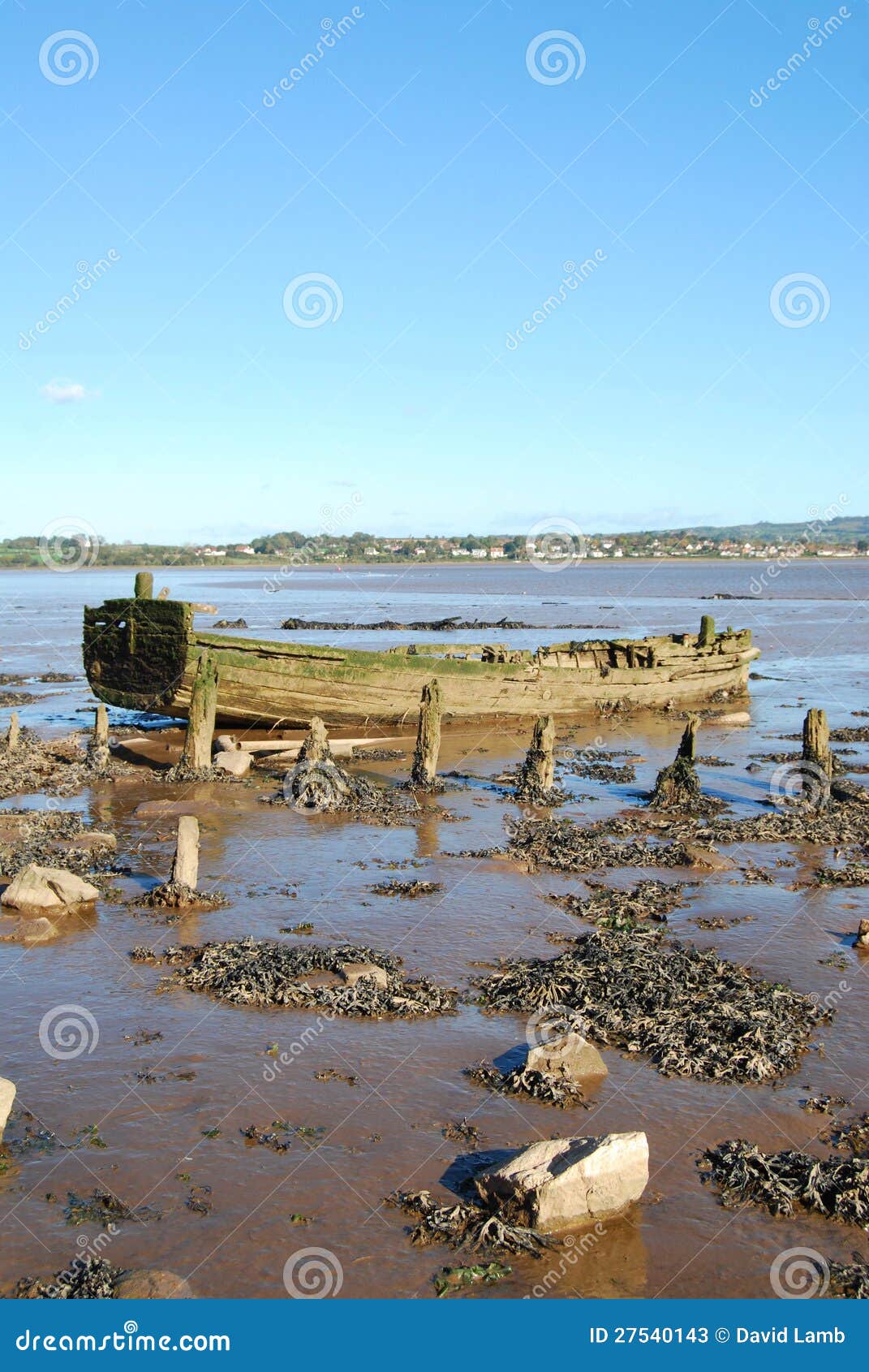 Beached boat stock image. Image of beach, coast, clouds - 27540143