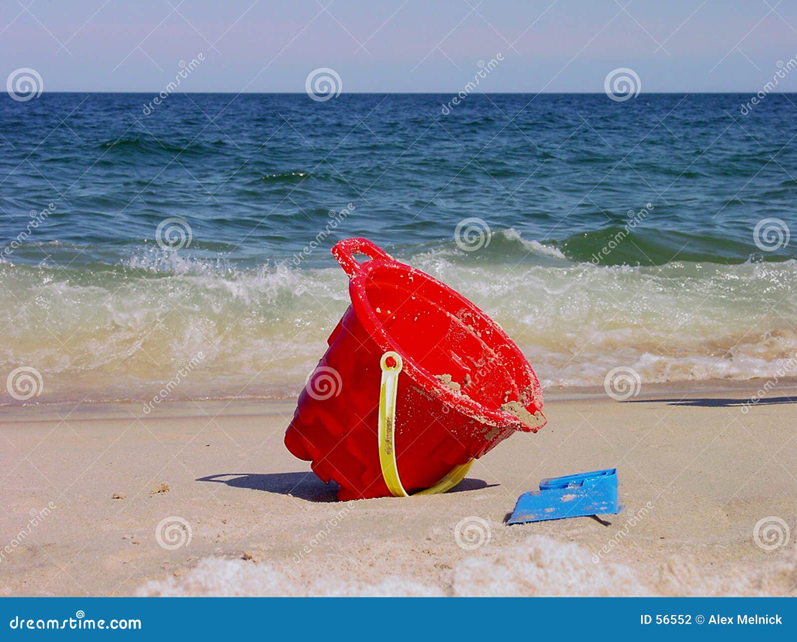 Beached Bucket stock photo. Image of bucket, ocean, waves - 56552