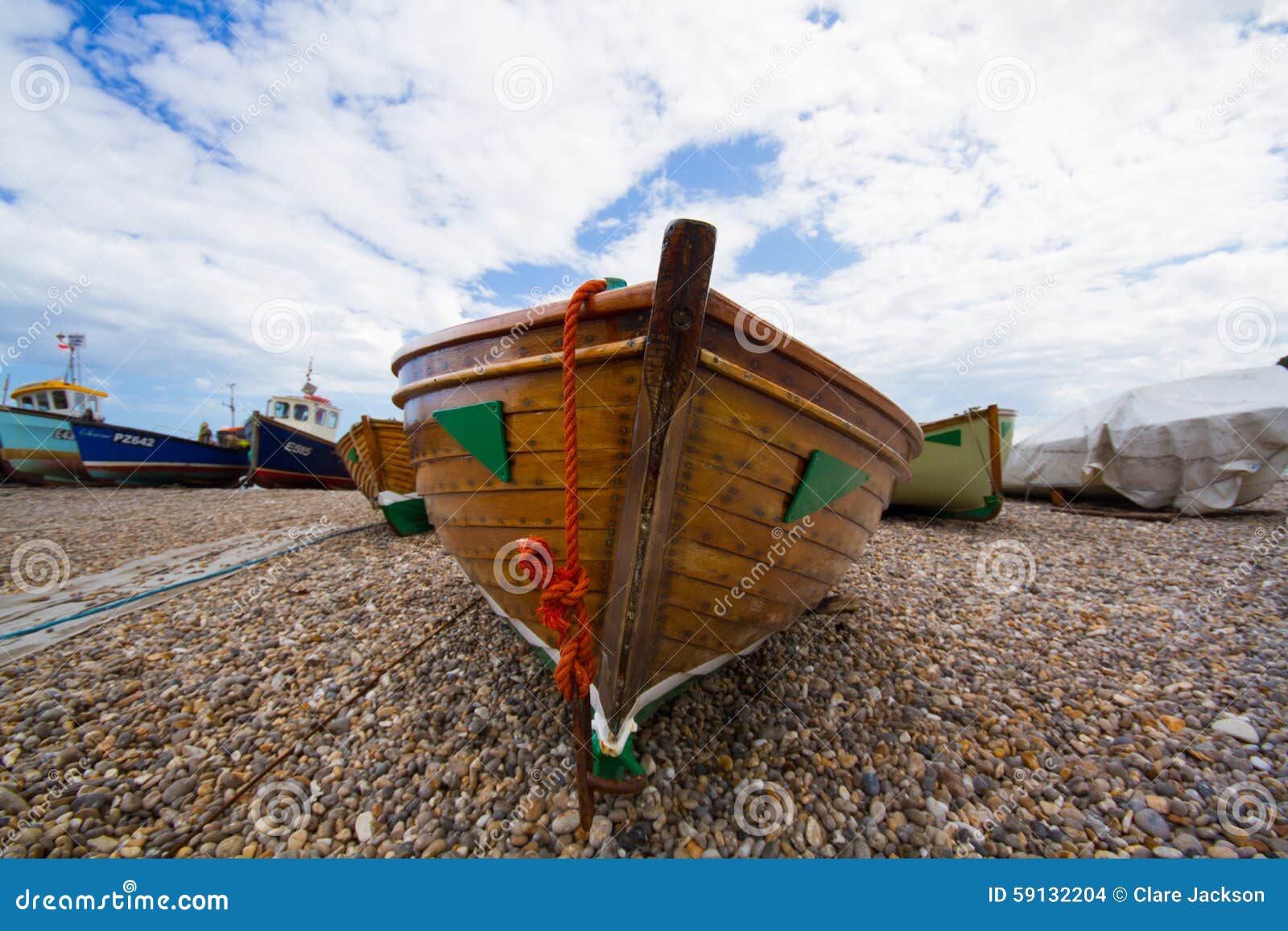 Beached Fishing Boats stock photo. Image of ship, small - 59132204