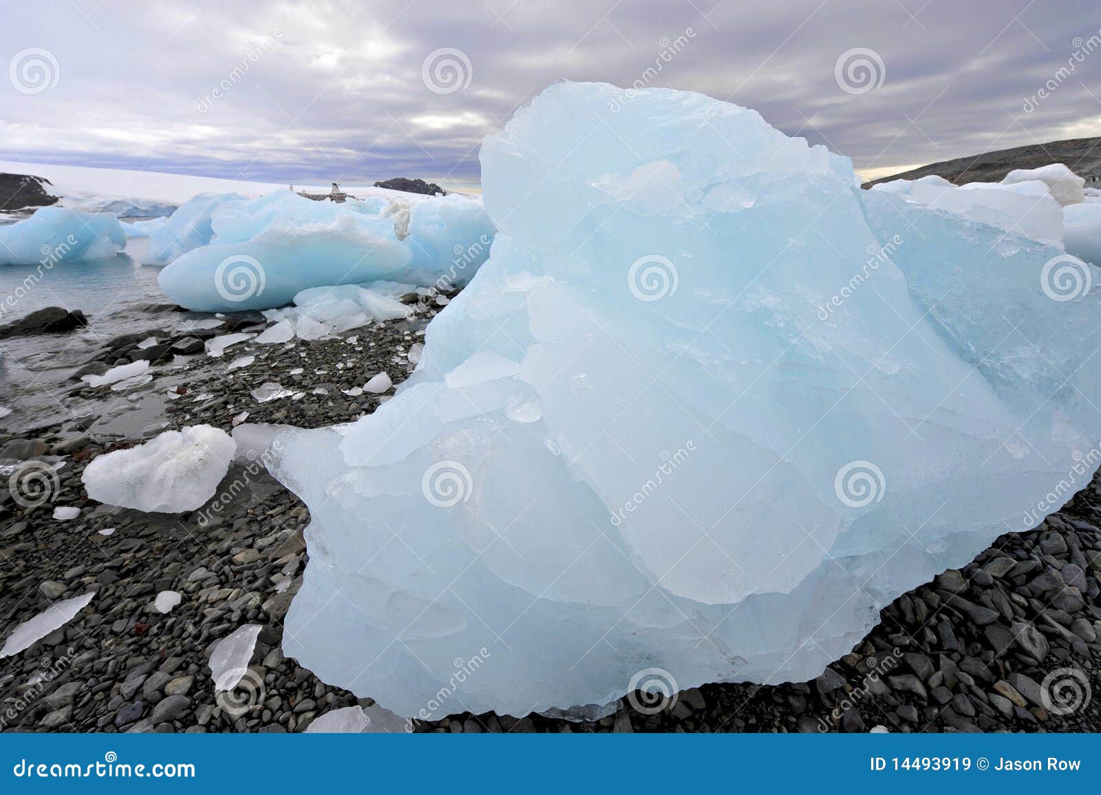 Beached Iceberg stock image. Image of esperanza, base - 14493919