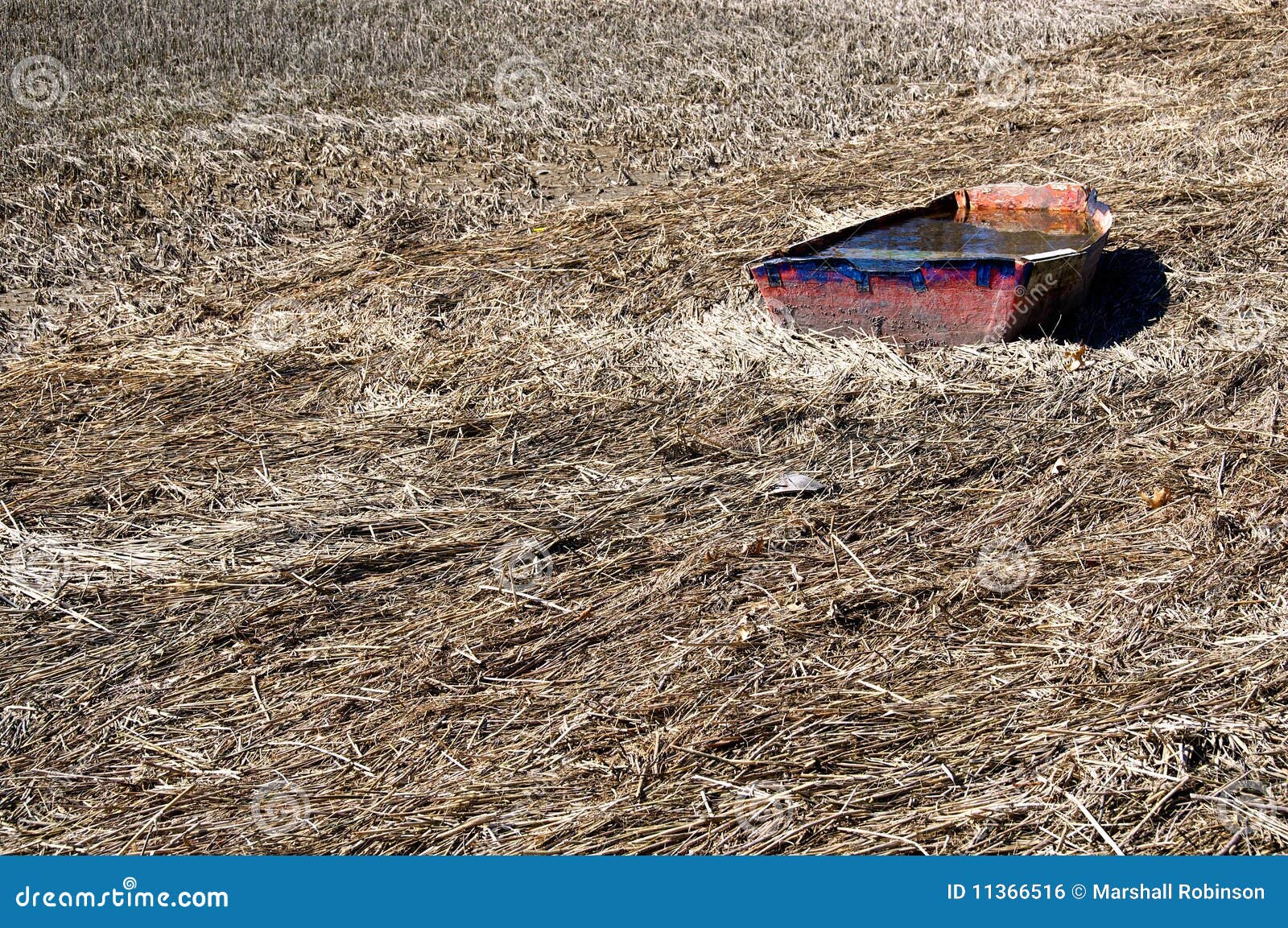 Beached Rowboat stock photo. Image of reflection, boat - 11366516
