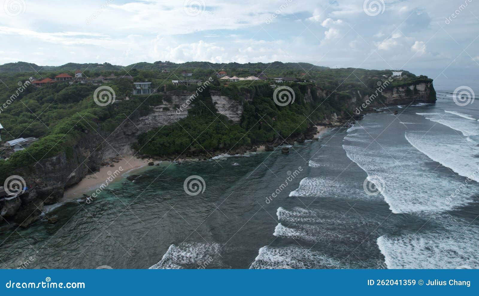 The Beaches and Cliffs of Southern Bali Indonesia Stock Image - Image ...