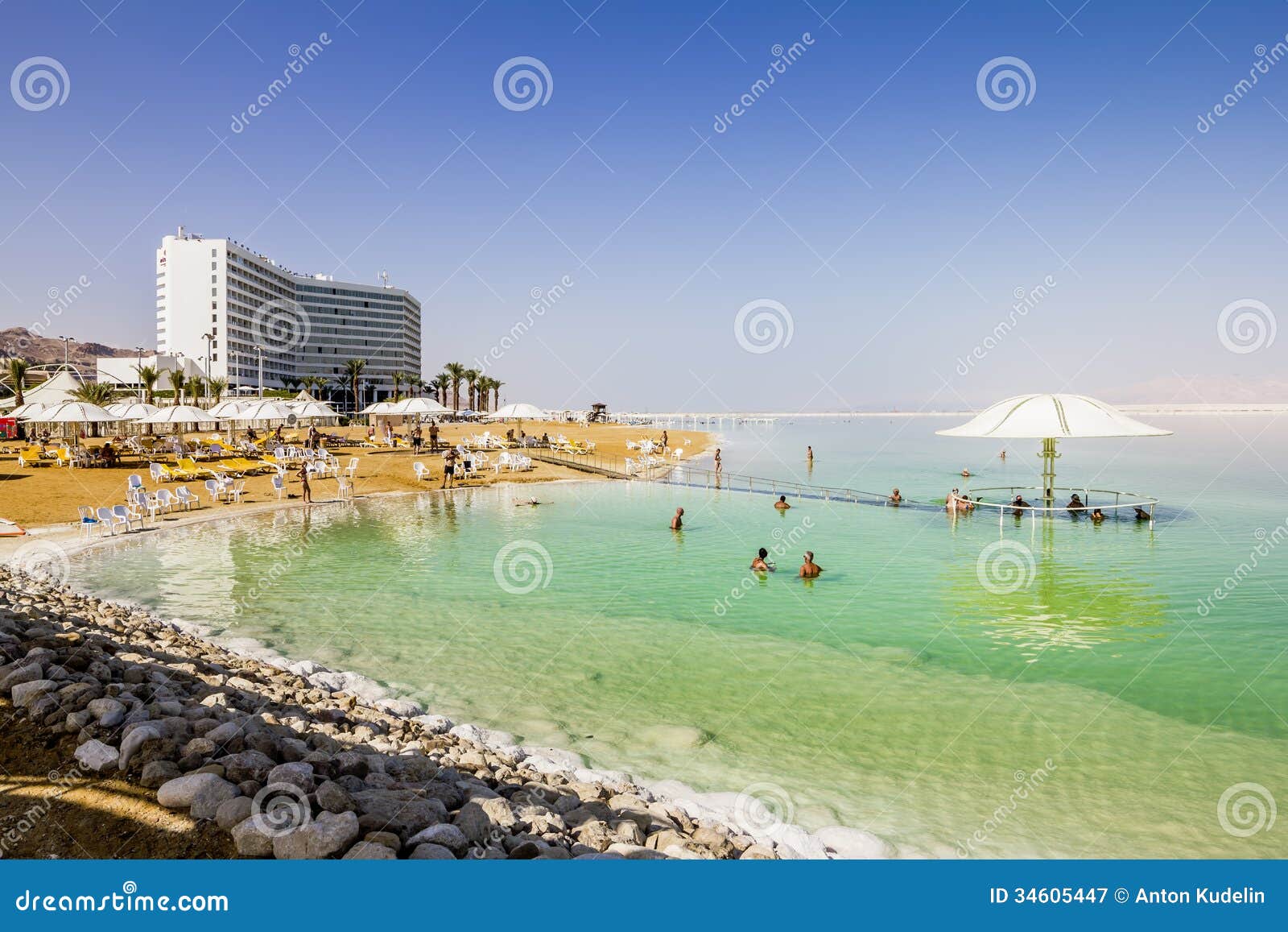Dead Sea, Israel - October 30, 2021: Industrial Facilities On The Dead ...