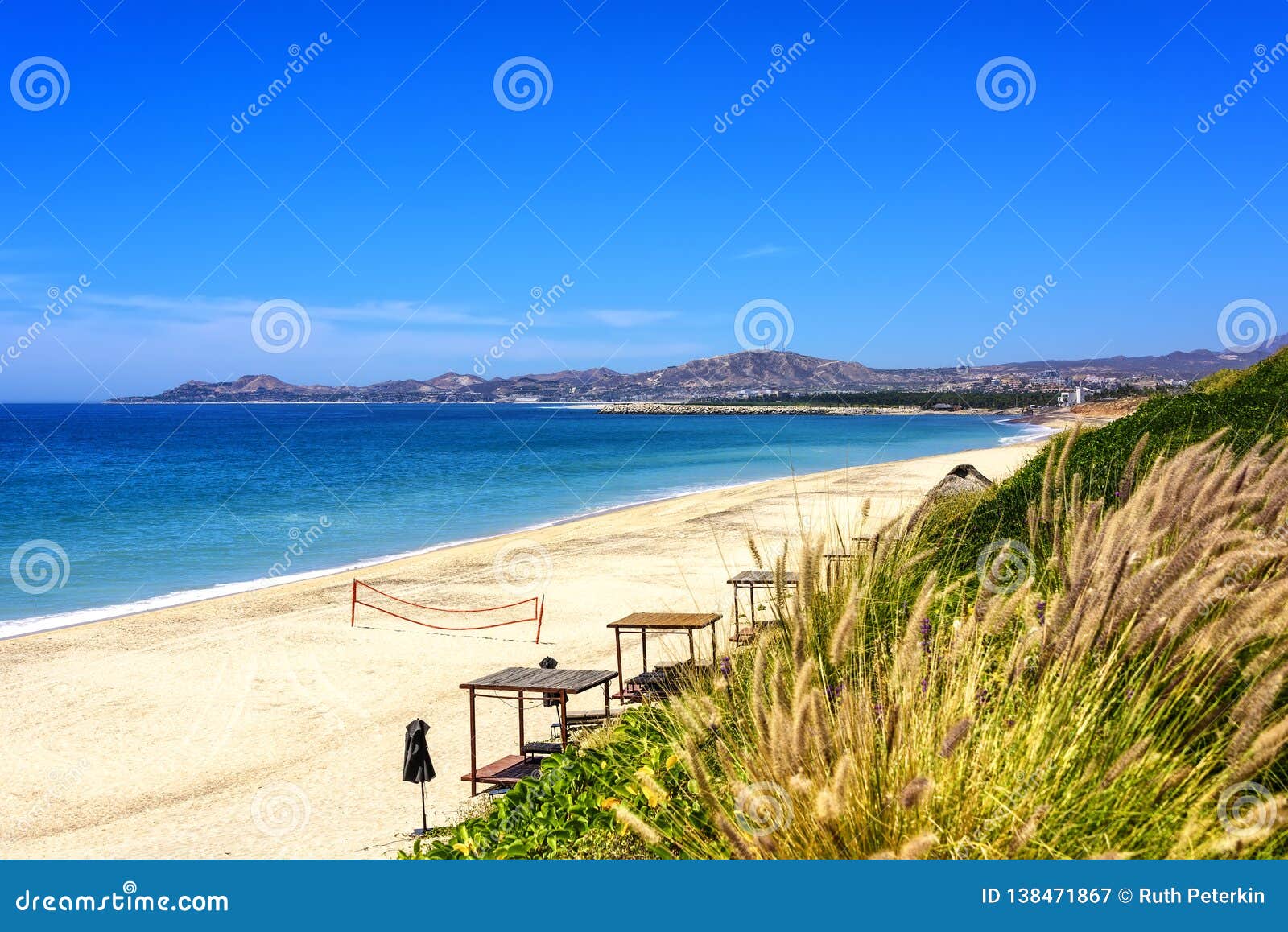 Beaches and Mountains in Los Cabos Stock Image - Image of cortes, lucas ...