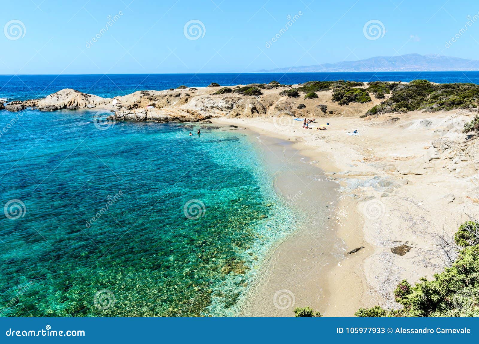 Beaches of Naxos, Greece stock image. Image of europe - 105977933