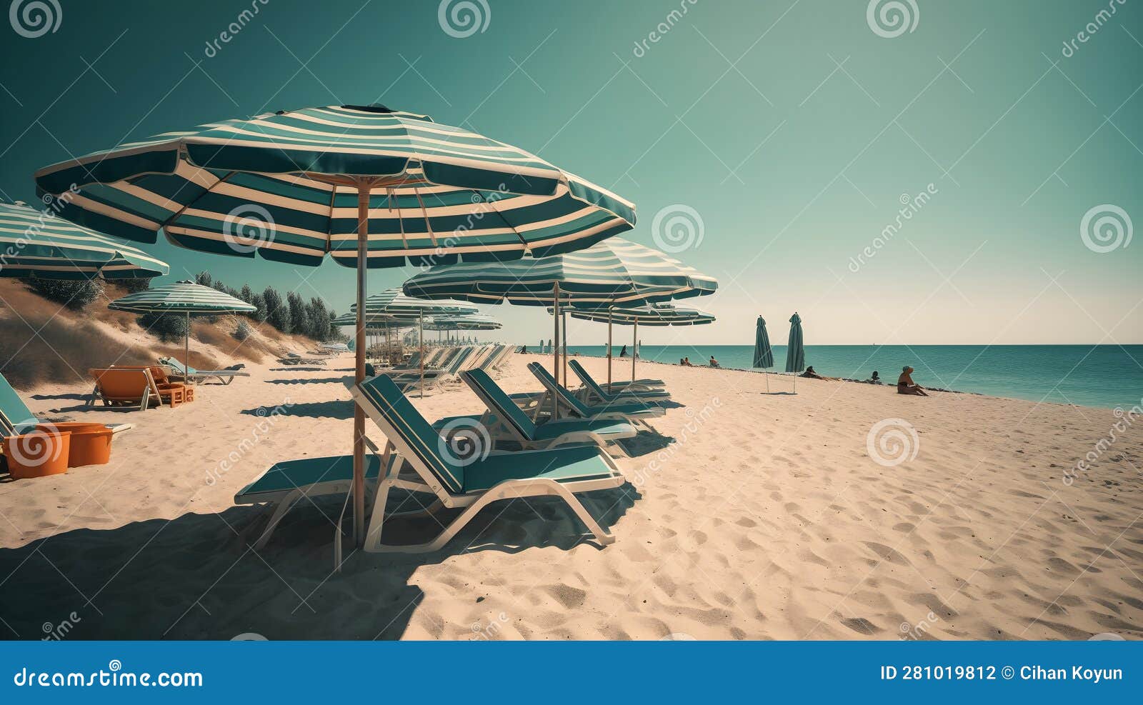 Beachfront Bliss, Sandy Beach, Whispy Clouds, and Tranquil Ocean ...