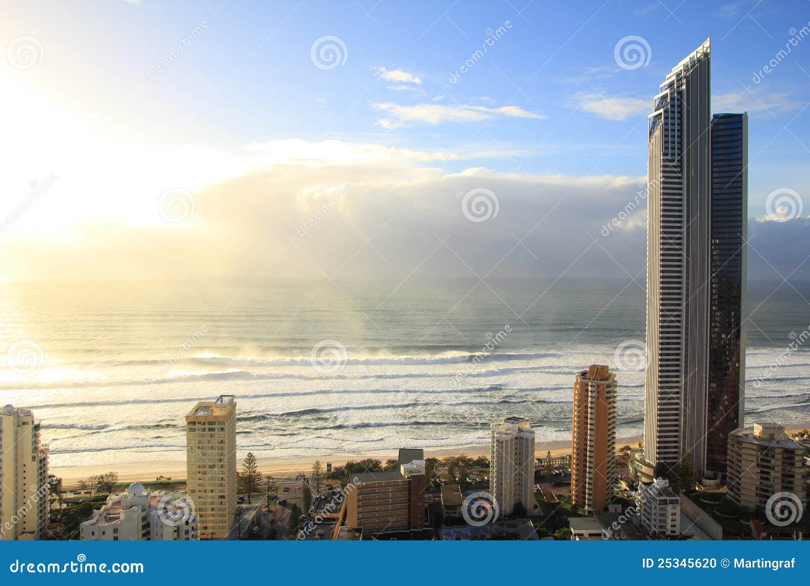 Australian Tower Buildings Oceanfront, Proportions Editorial Image ...